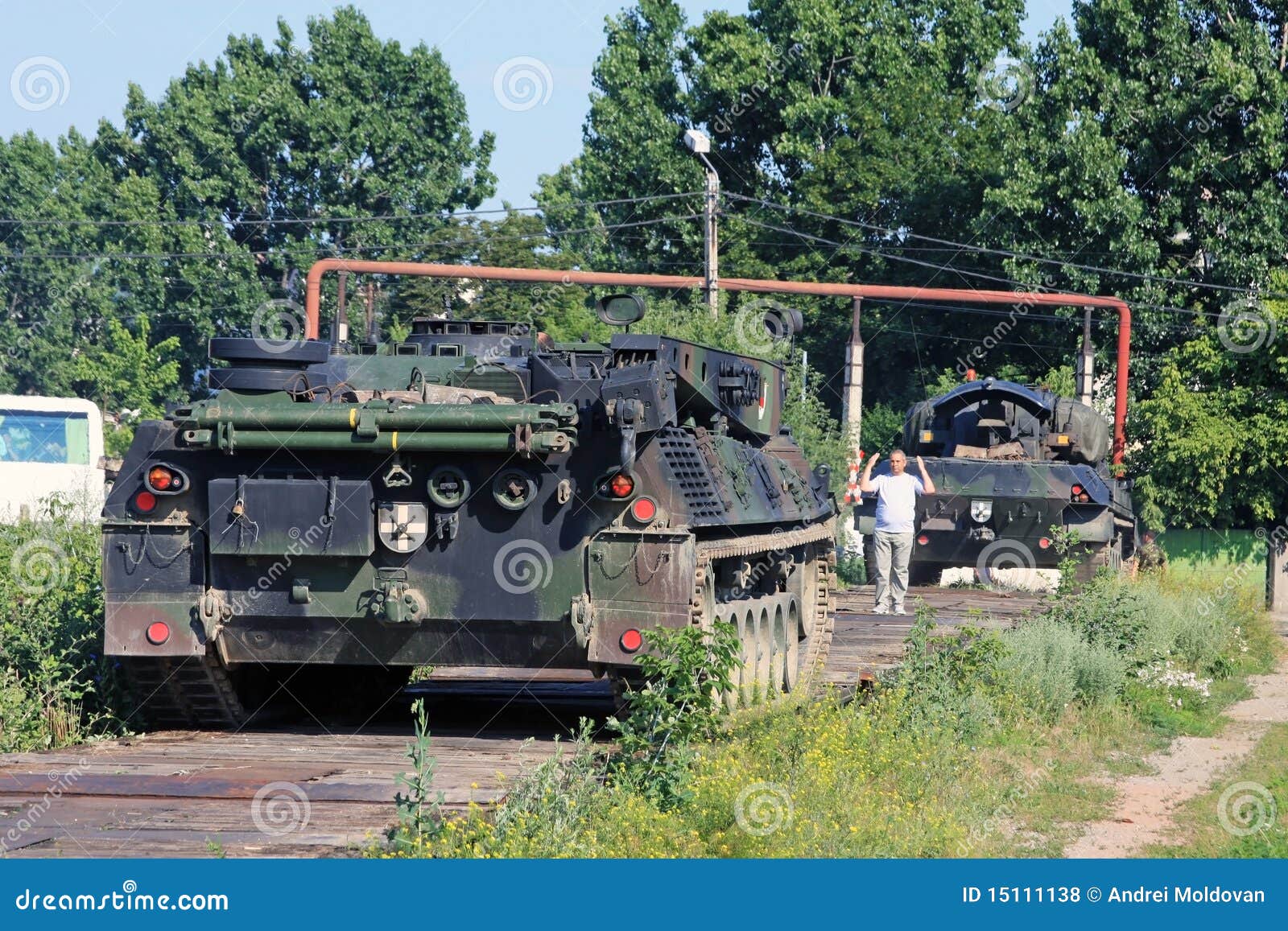 Guy Conducting a Big Panzer Tank Editorial Stock Photo - Image of ...