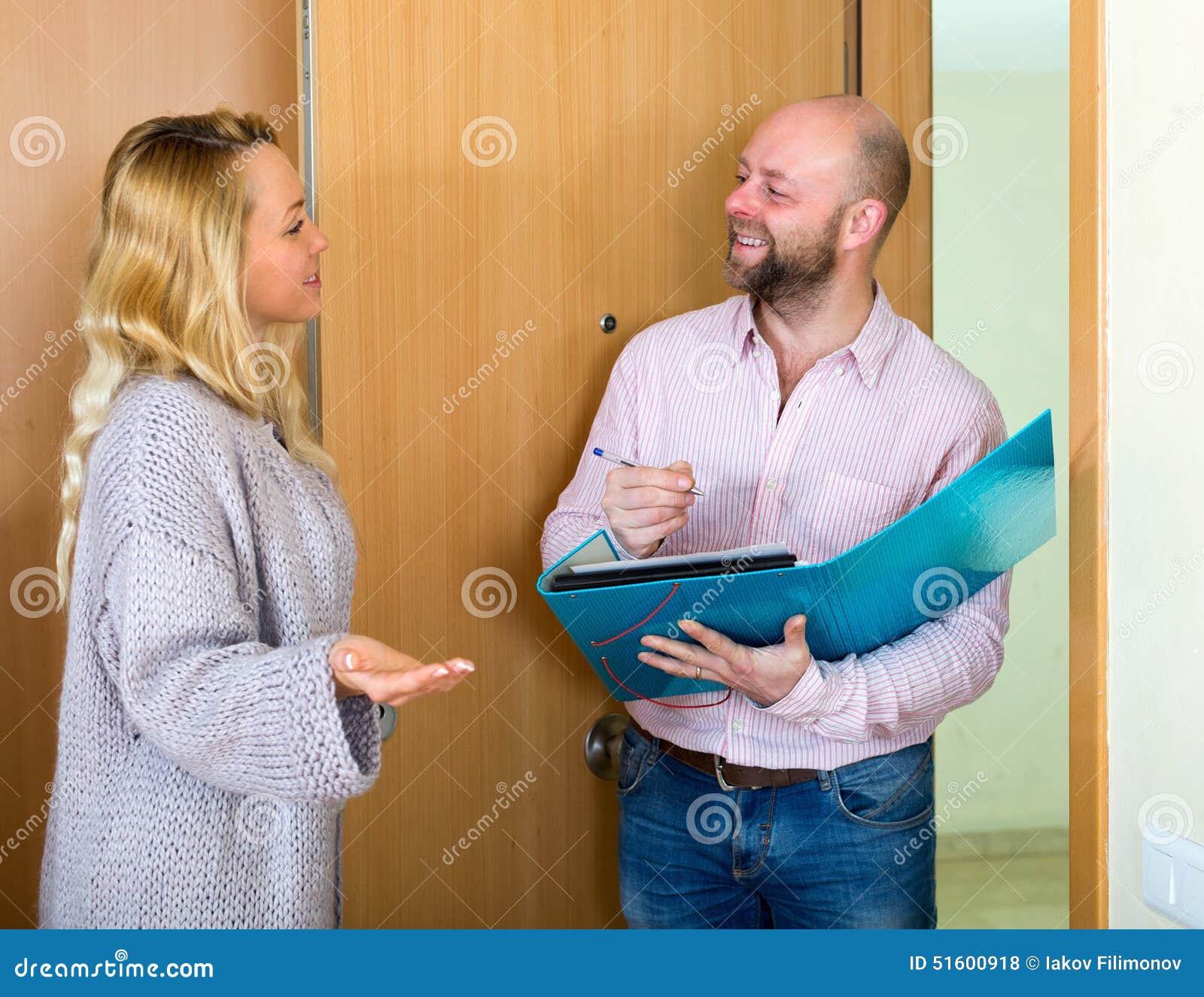 Guy Conducting Survey among People Stock Photo - Image of custodianship ...