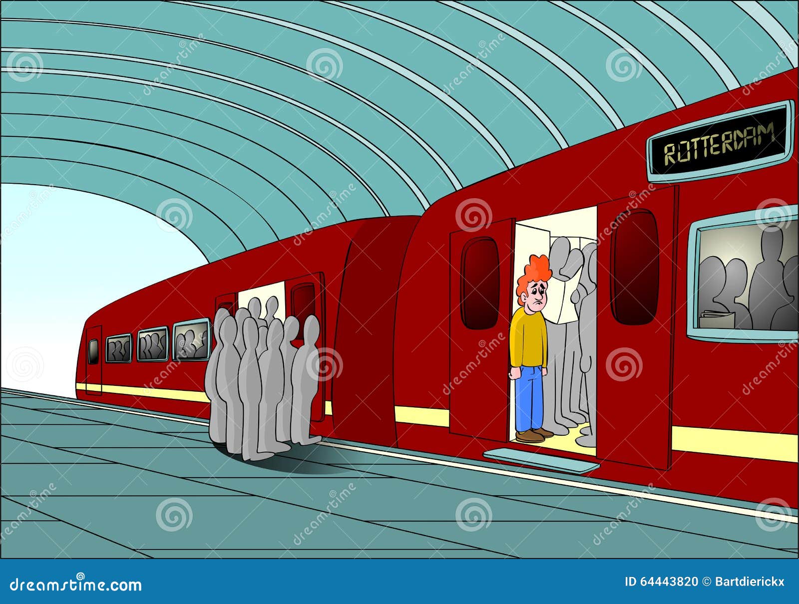 Crowded Train Going Though Indian Landscape Stock Photography ...