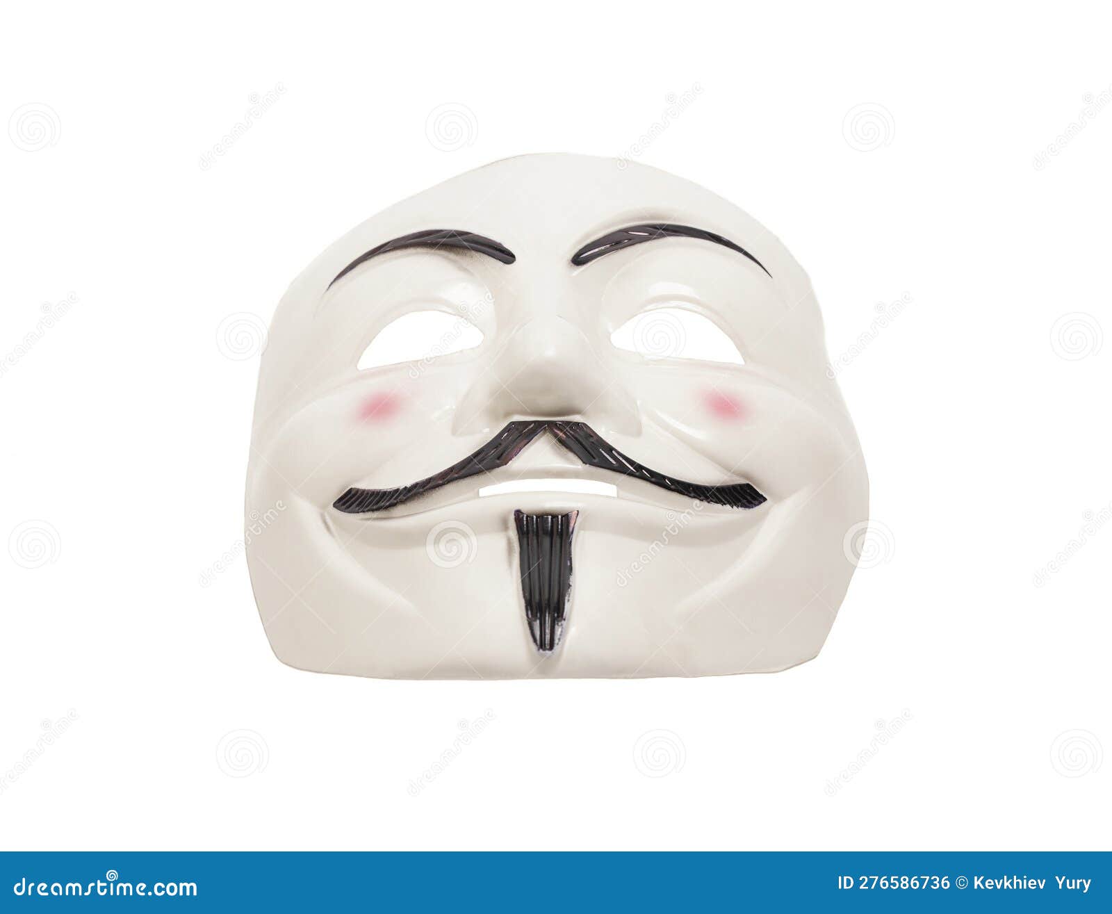 Guy Fawkes Anonymous Mask Isolated on White Background. Editorial Photo - Image of movement ...