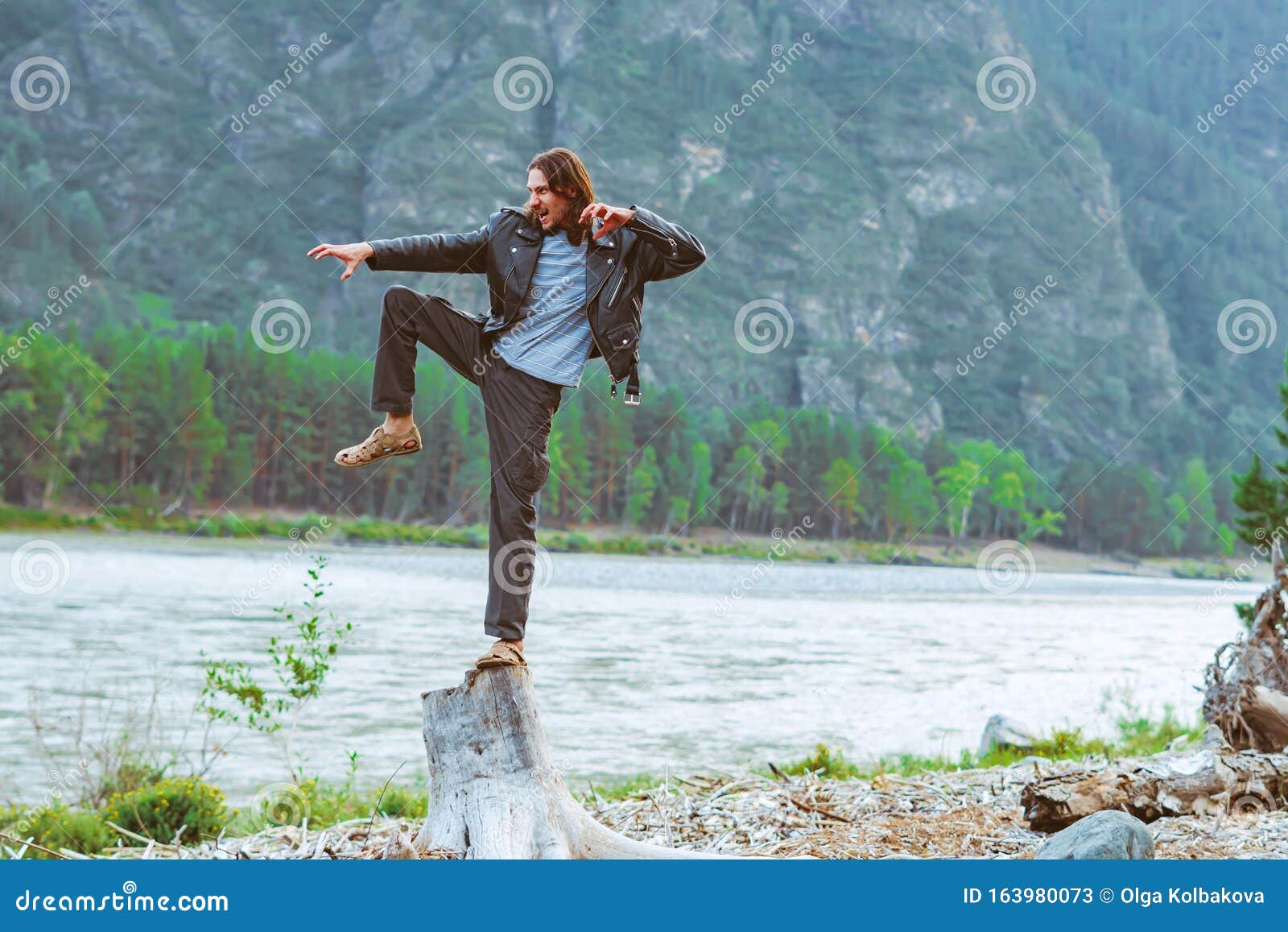 The Guy in the Fighting Stance Stock Image - Image of face, caucasian ...