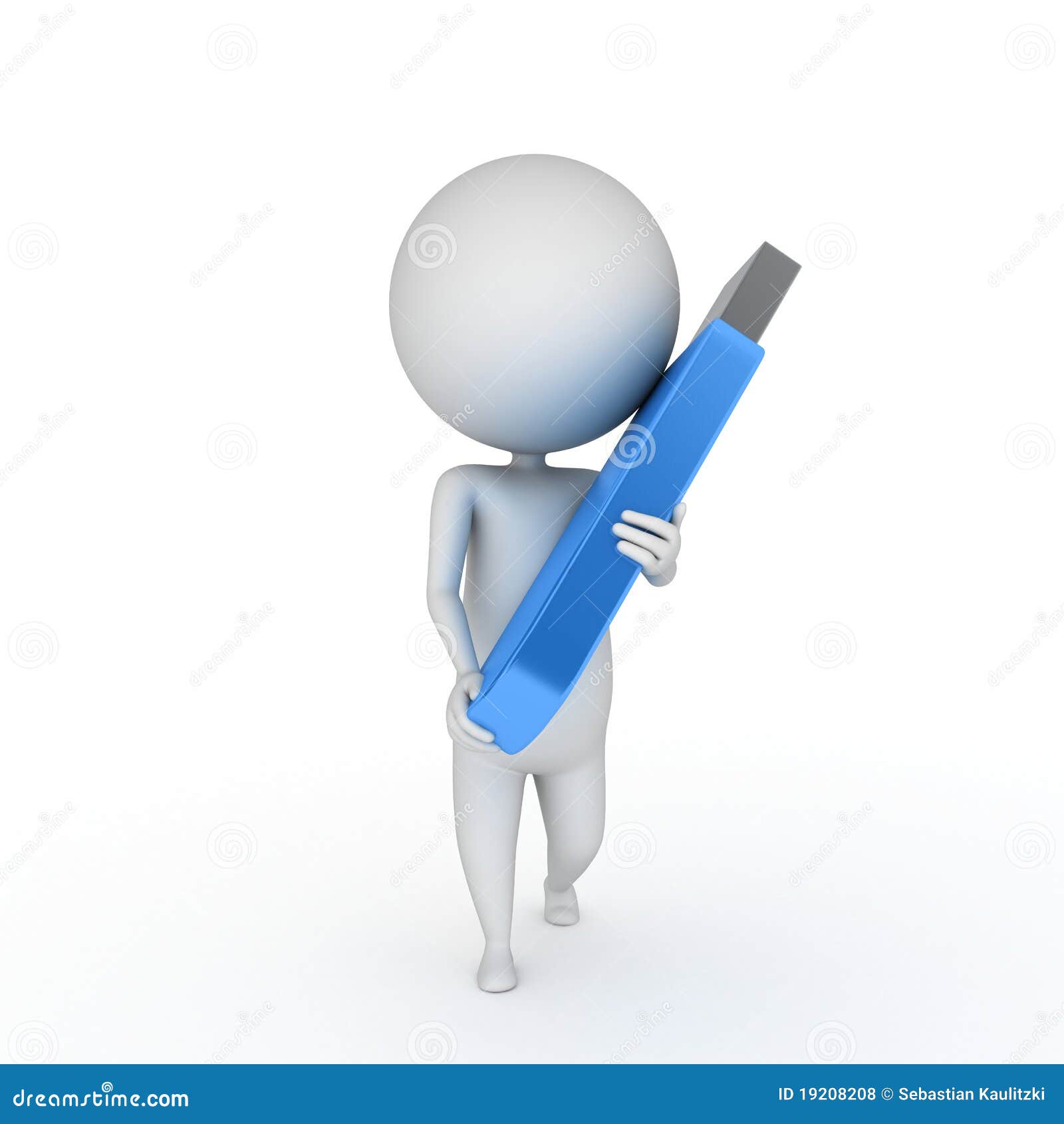 Guy with a flash usb stock illustration. Illustration of connect - 19208208