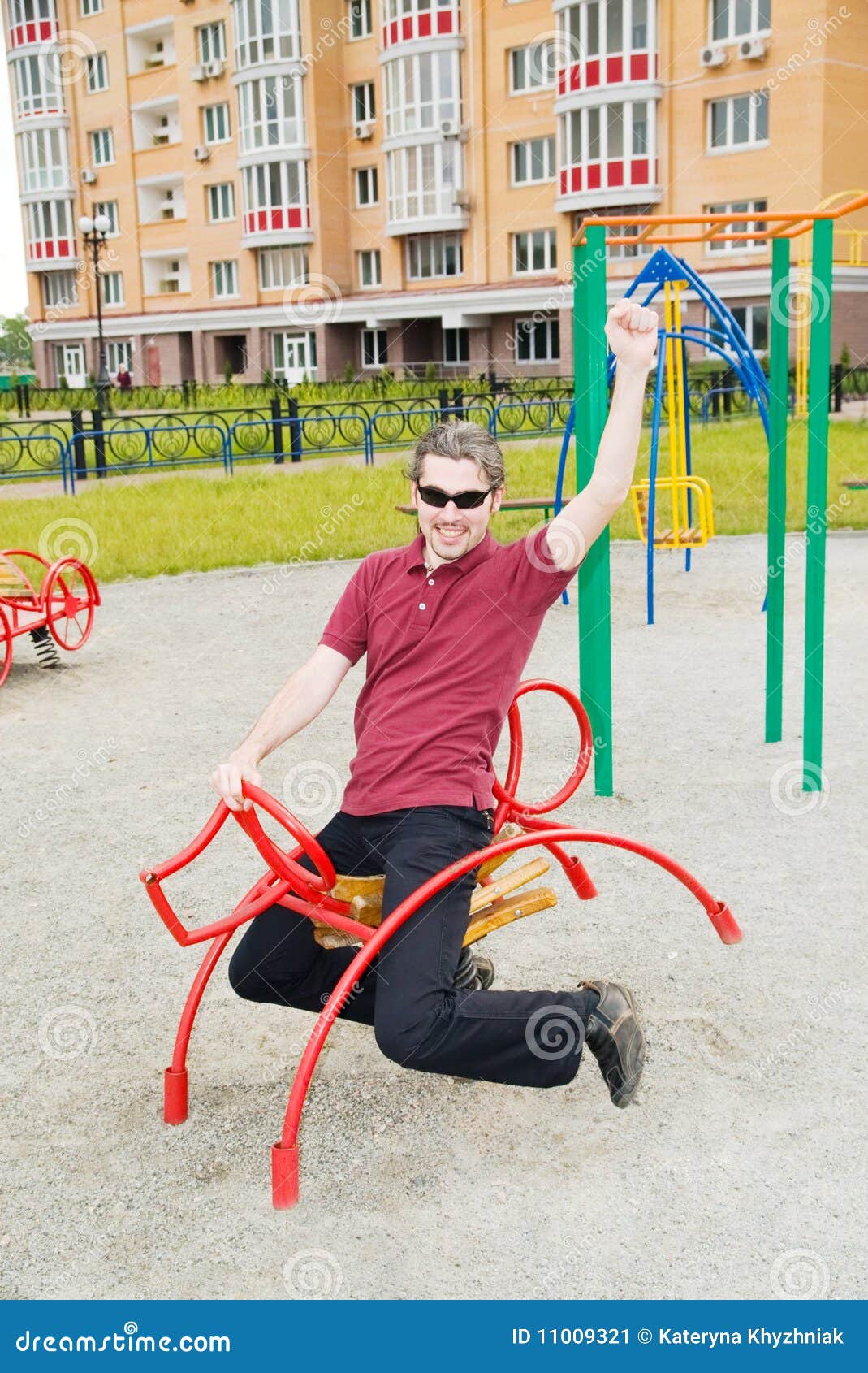 Guy fooling around stock image. Image of human, happiness - 11009321