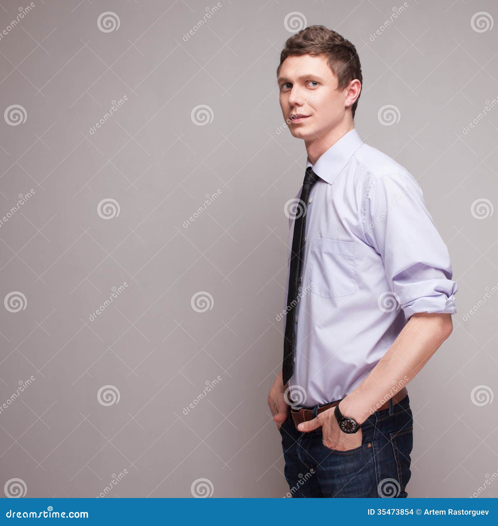 Guy in formal wear stock photo. Image of fashion, positive - 35473854