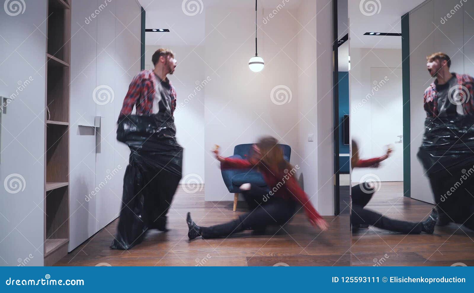 The Guy Has Pranked His Girlfriend Stock Video - Video of prank ...