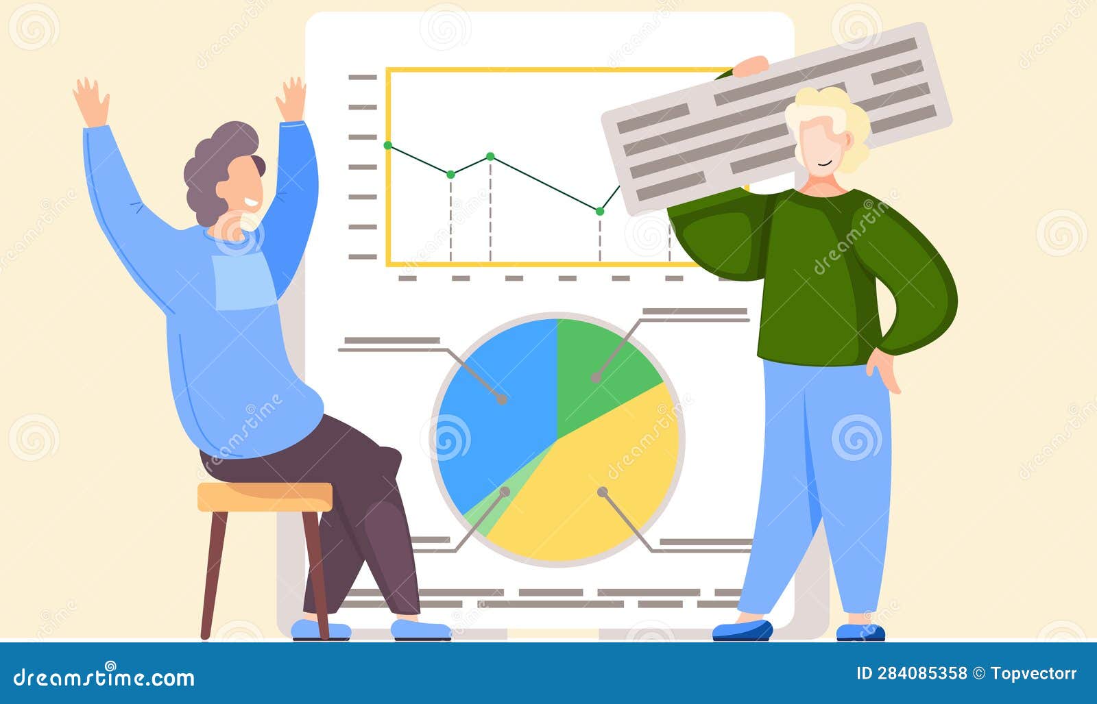 Statistical Poster About Population Of Elephant In Nature. Researching ...