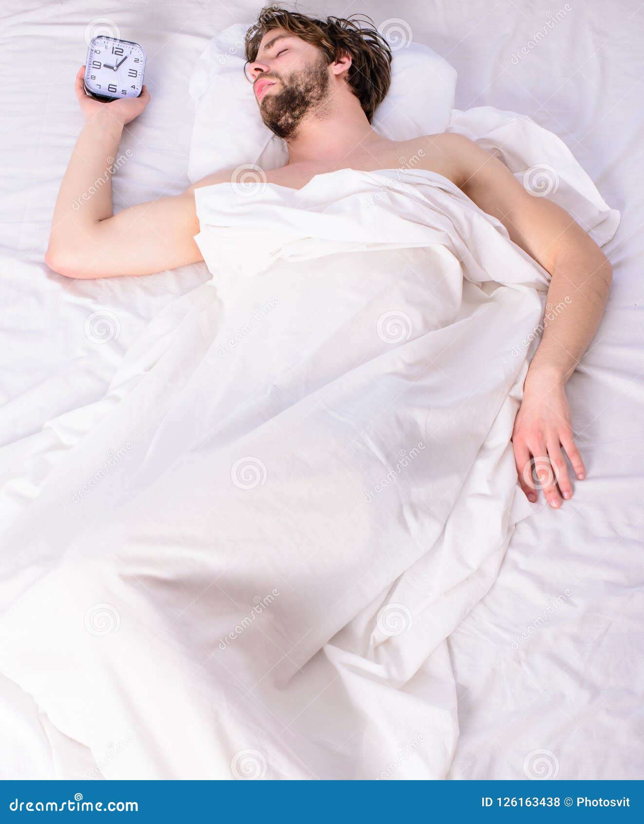 Man Sleepy Drowsy Bearded Face Having Rest. Pleasant Awakening Concept ... Man Sleepy Drowsy Bearded Face Having Rest. Pleasant Awakening Concept ...