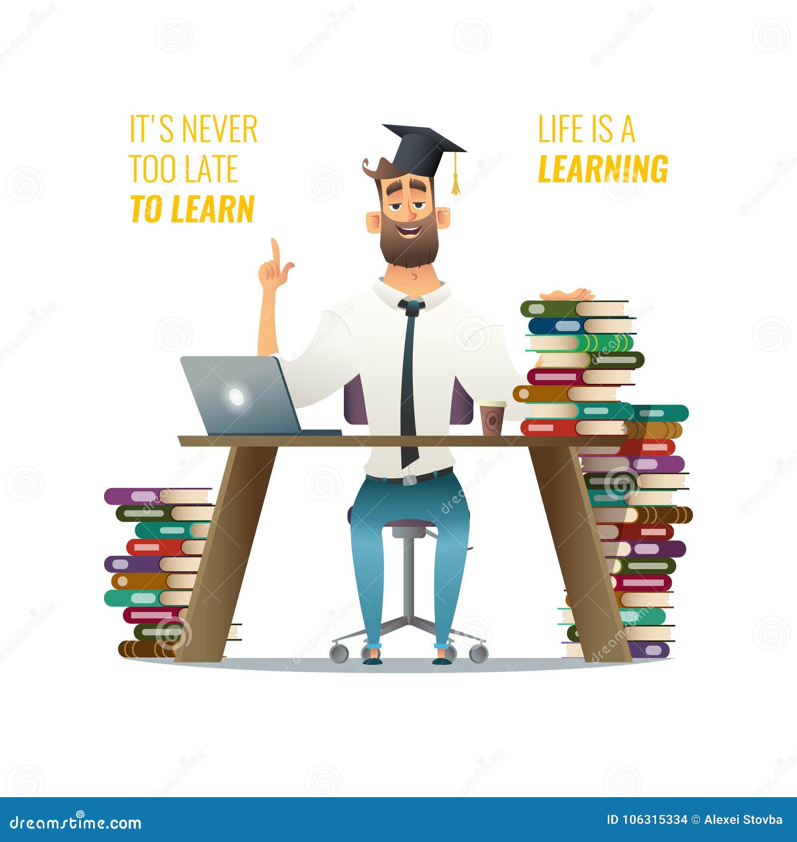 Learnin Cartoons, Illustrations & Vector Stock Images - 20 Pictures to ...