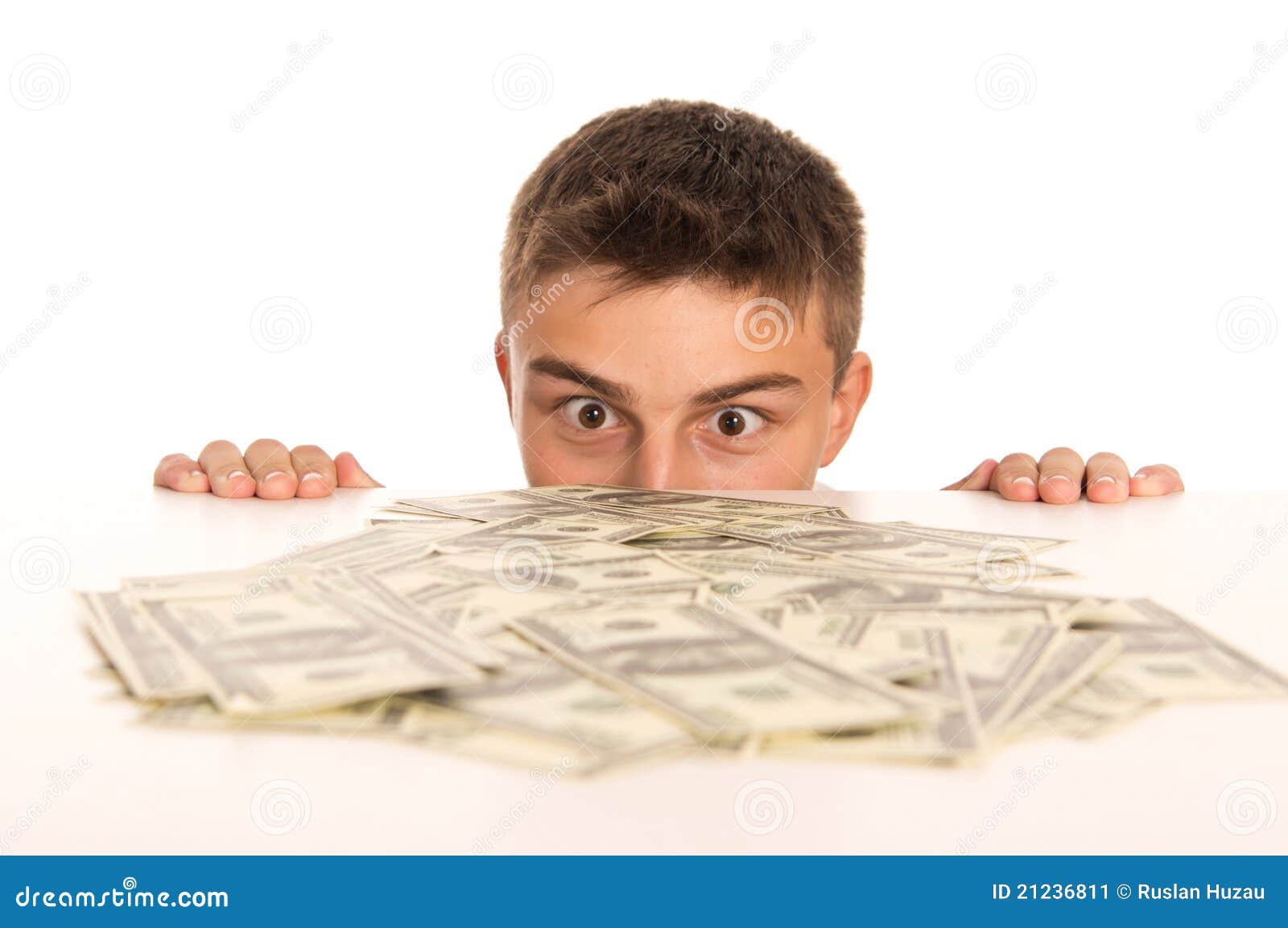 Guy with money stock image. Image of smart, white, professional - 21236811