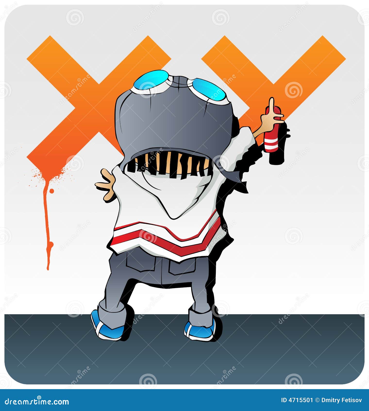 Graffiti Slick Word Sprayed In Black Over White Vector Illustration ...