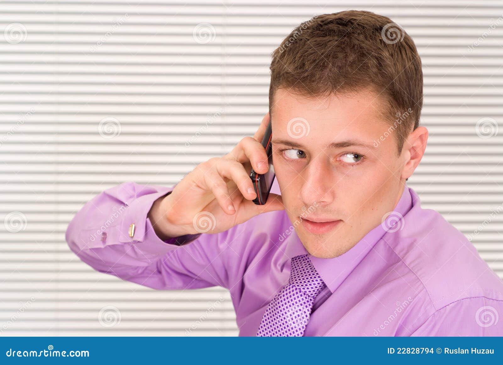 Guy with phone stock photo. Image of caucasian, space - 22828794