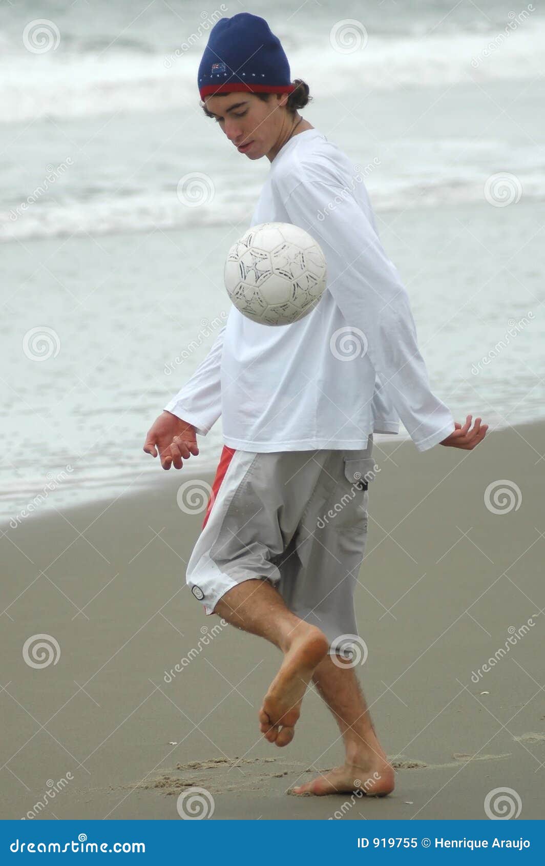Guy playing soccer stock image. Image of foot, eyes, control - 919755