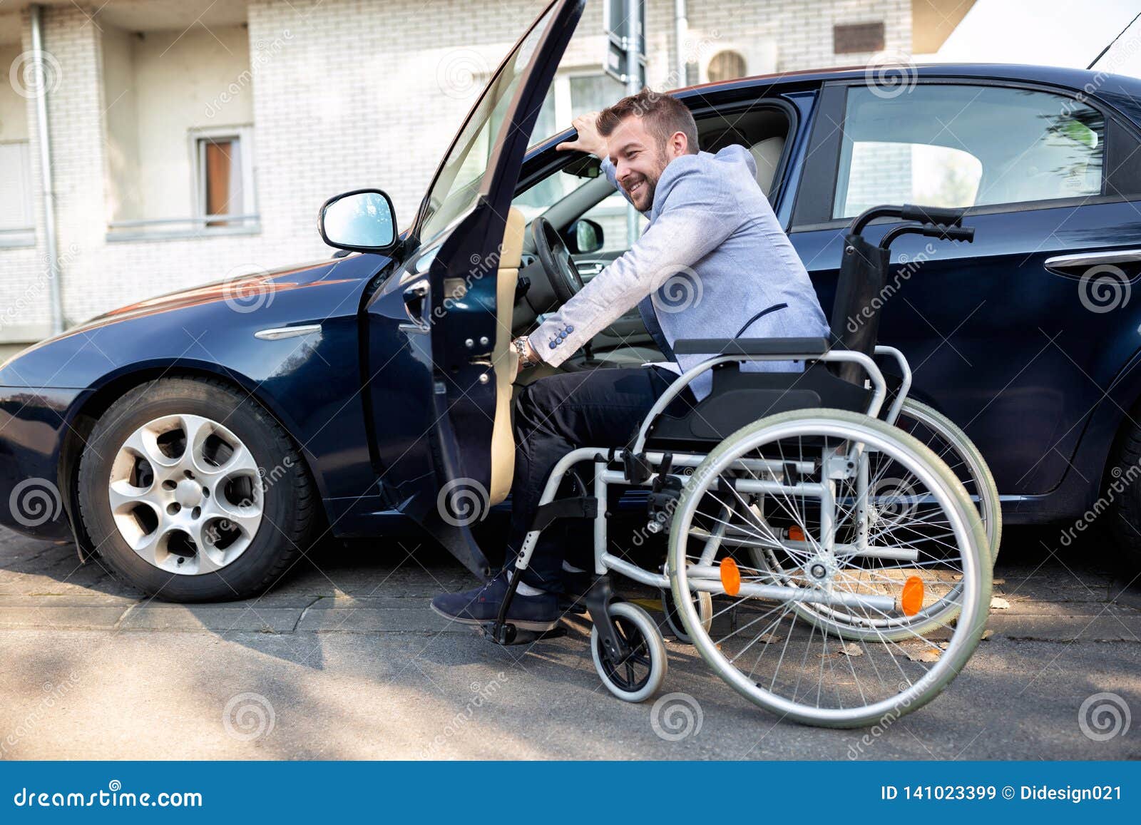 Guy Reaching for the Driver Spot Stock Image - Image of impairment ...