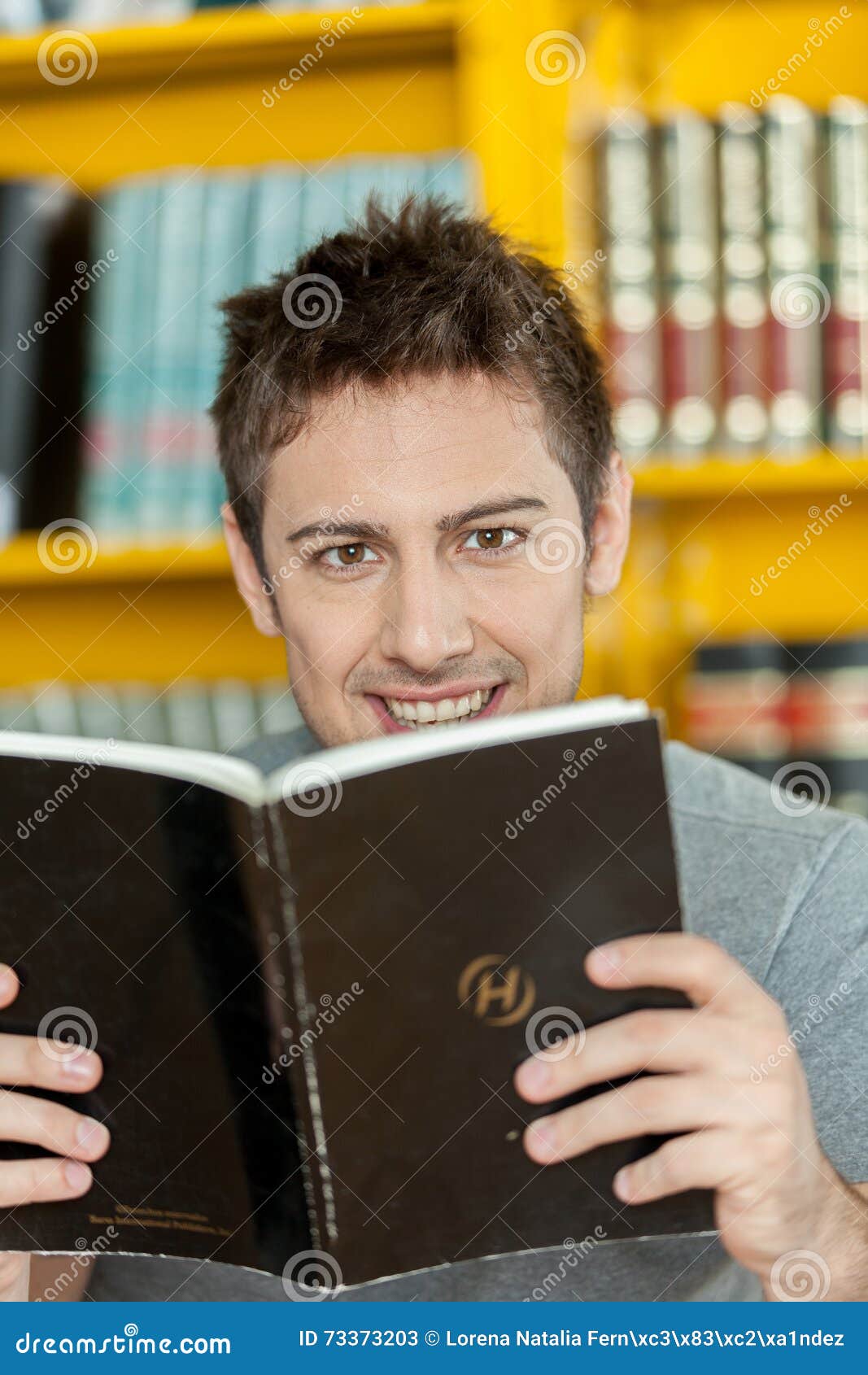 Guy reading a book stock image. Image of person, property - 73373203