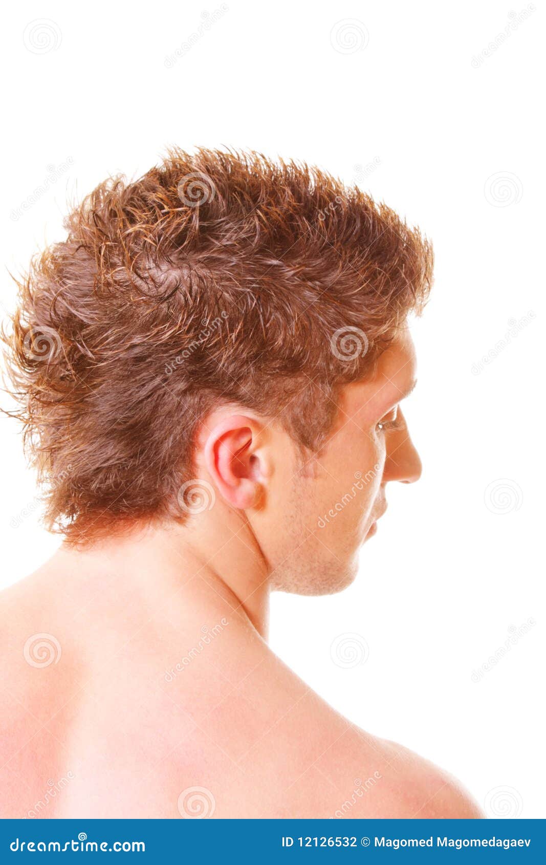 Guy rear view stock photo. Image of closeup, turned, vertical - 12126532