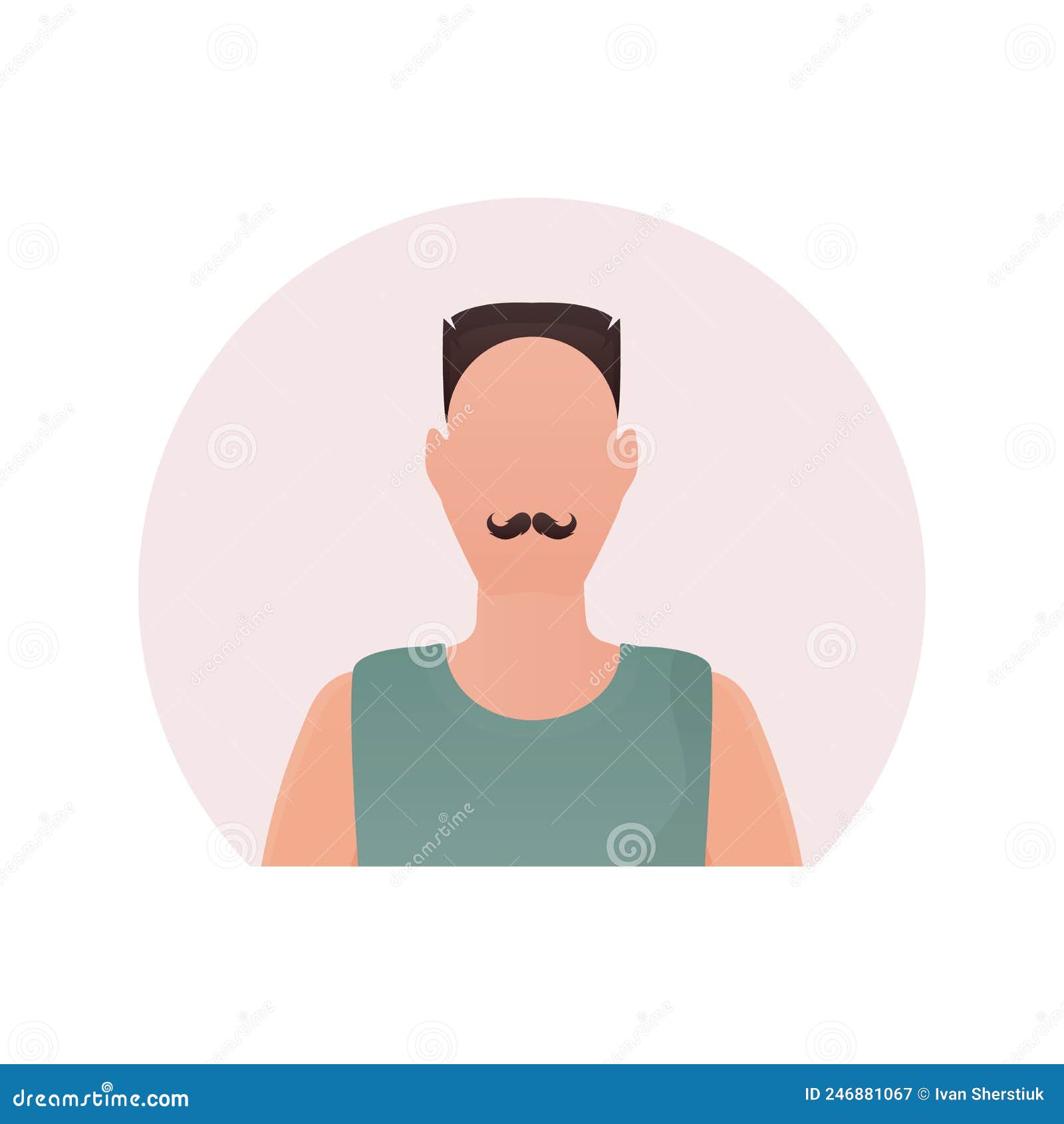 Guy S Avatar. Isolated. Cartoon Style. Stock Vector - Illustration of ...