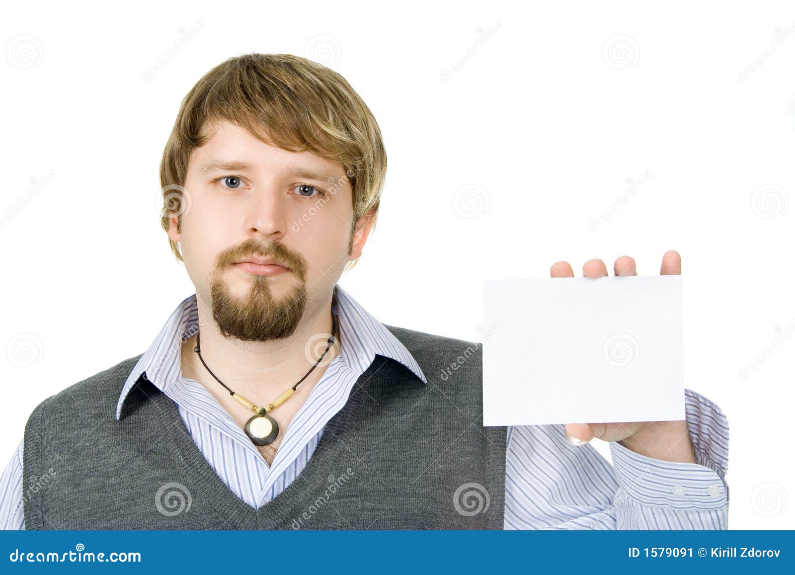 Guy with sign(envelope) stock image. Image of concepts - 1579091