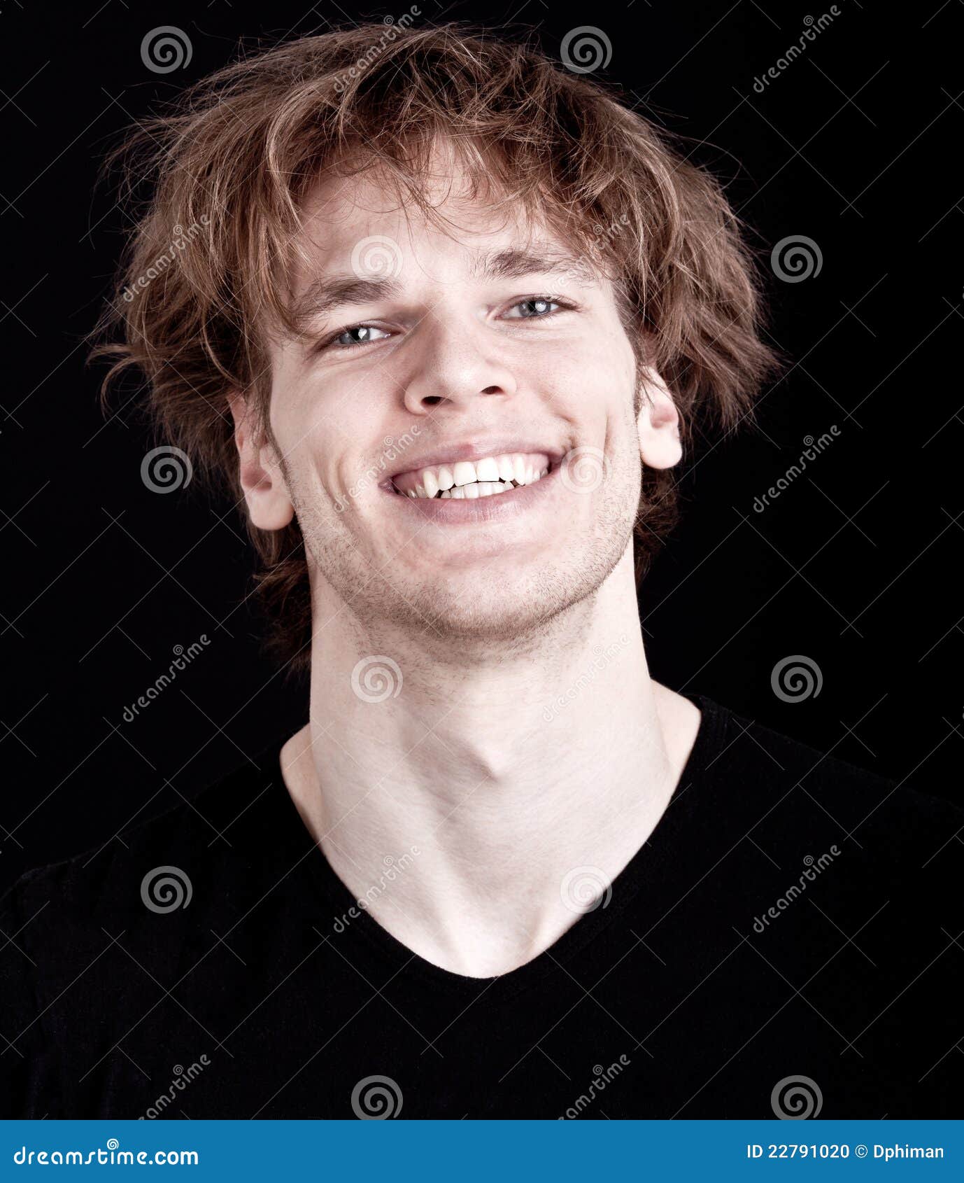 Guy smiling stock photo. Image of charming, beard, young - 22791020