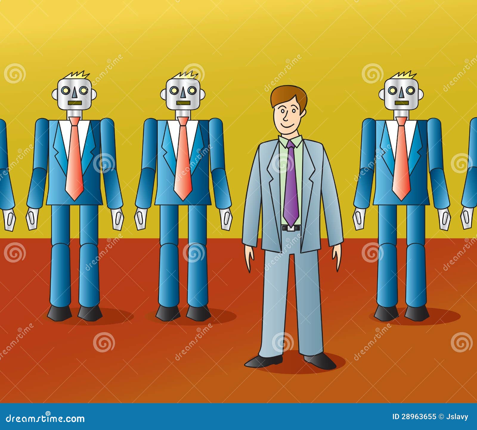 Guy Standing Out Cartoon Vector | CartoonDealer.com #28963655