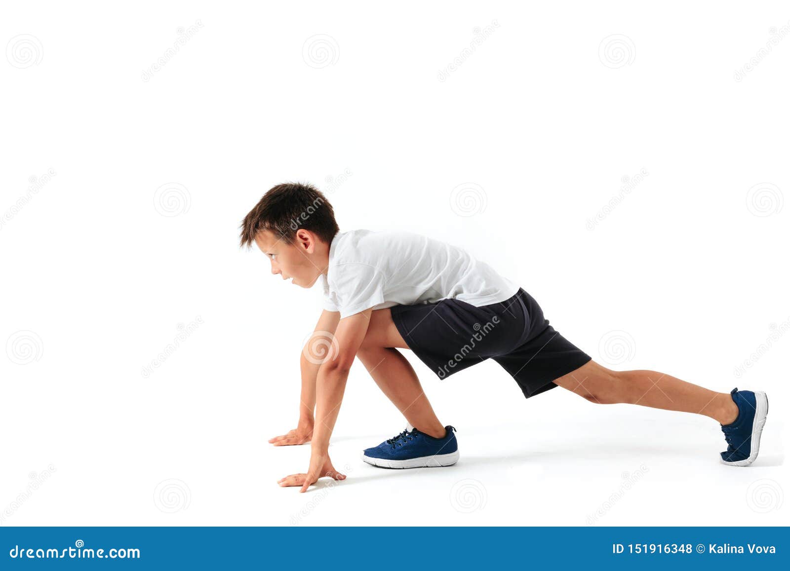 A Guy is at the Start To Run Stock Photo - Image of happy, happiness ...