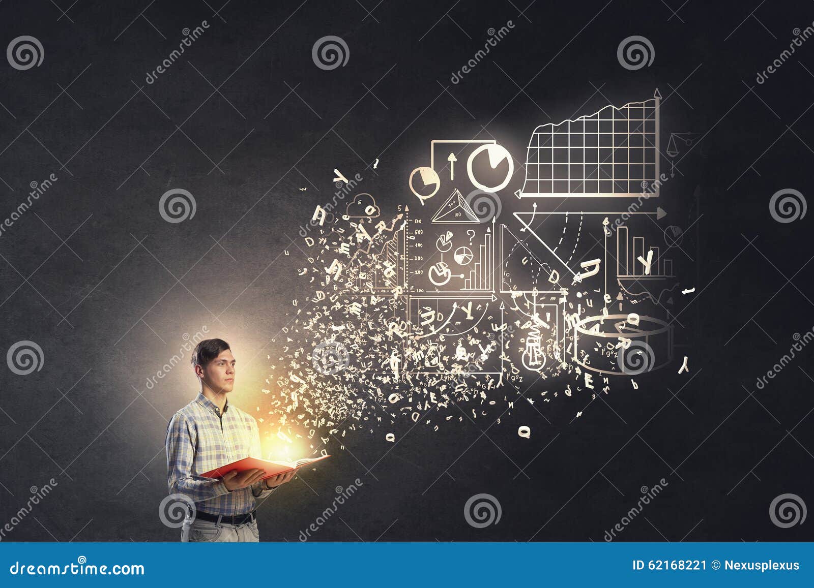 Guy studying finances stock image. Image of education - 62168221