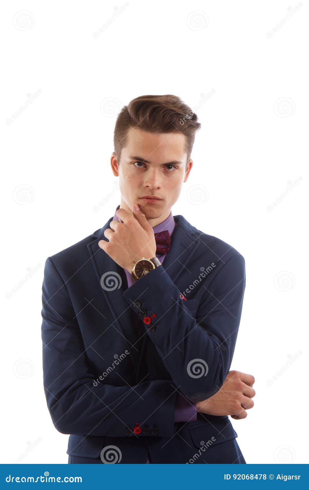 Guy in a suit stock photo. Image of stylish, male, isolated - 92068478