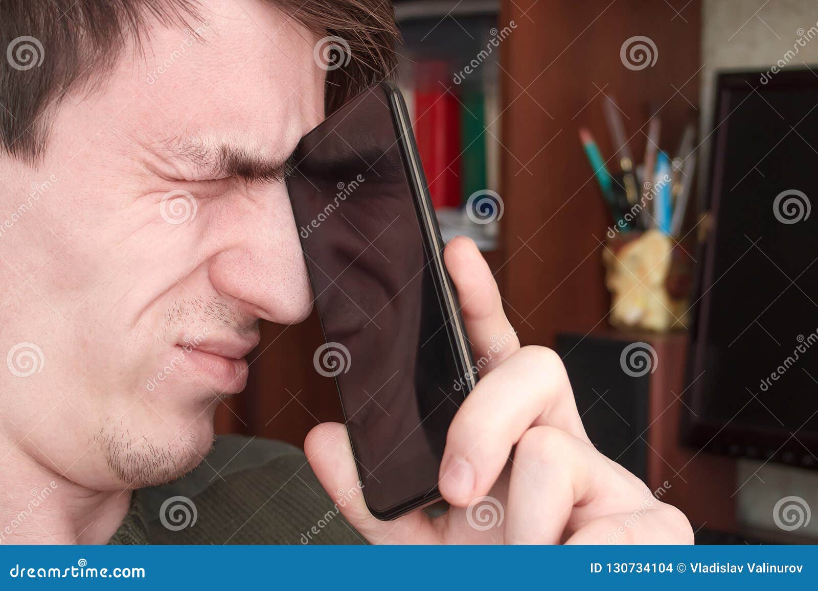 The Guy Tightly Squeezed His Eyes, Closed the Rum with a Black ...