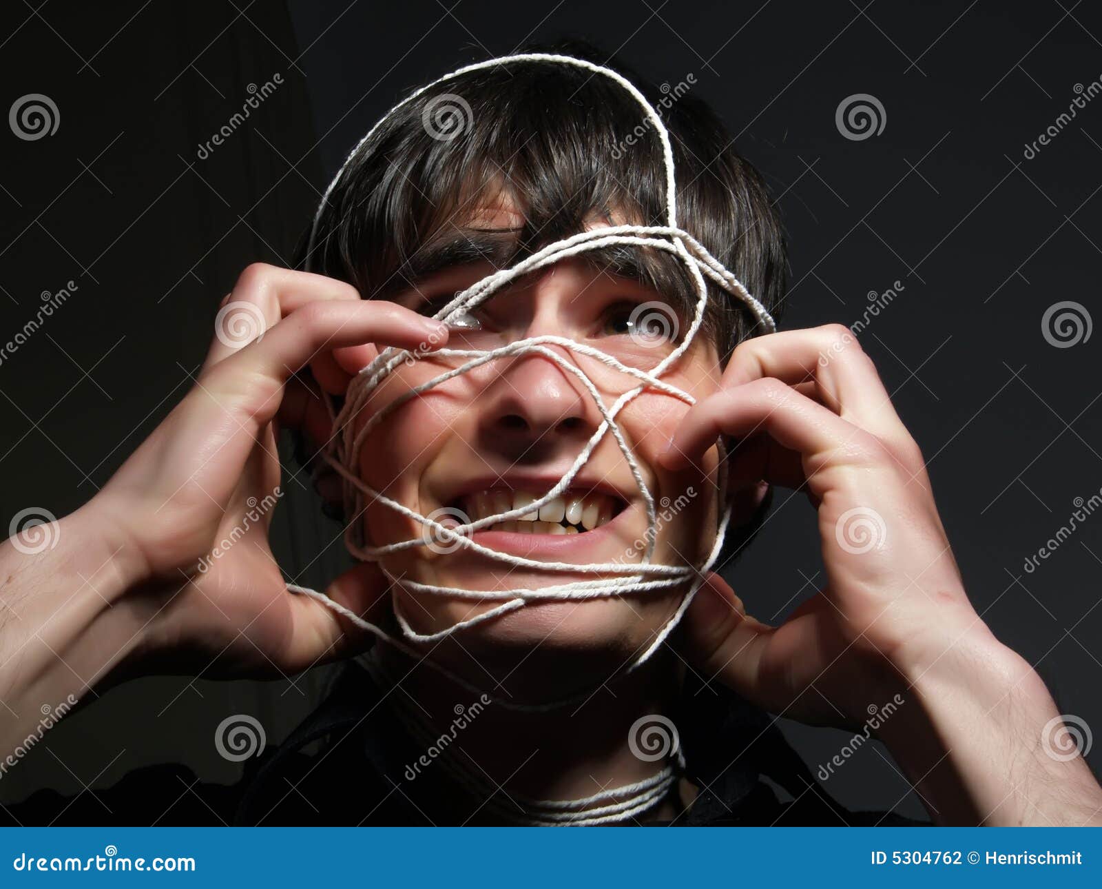 Guy is trying to escape stock photo. Image of gentleman - 5304762