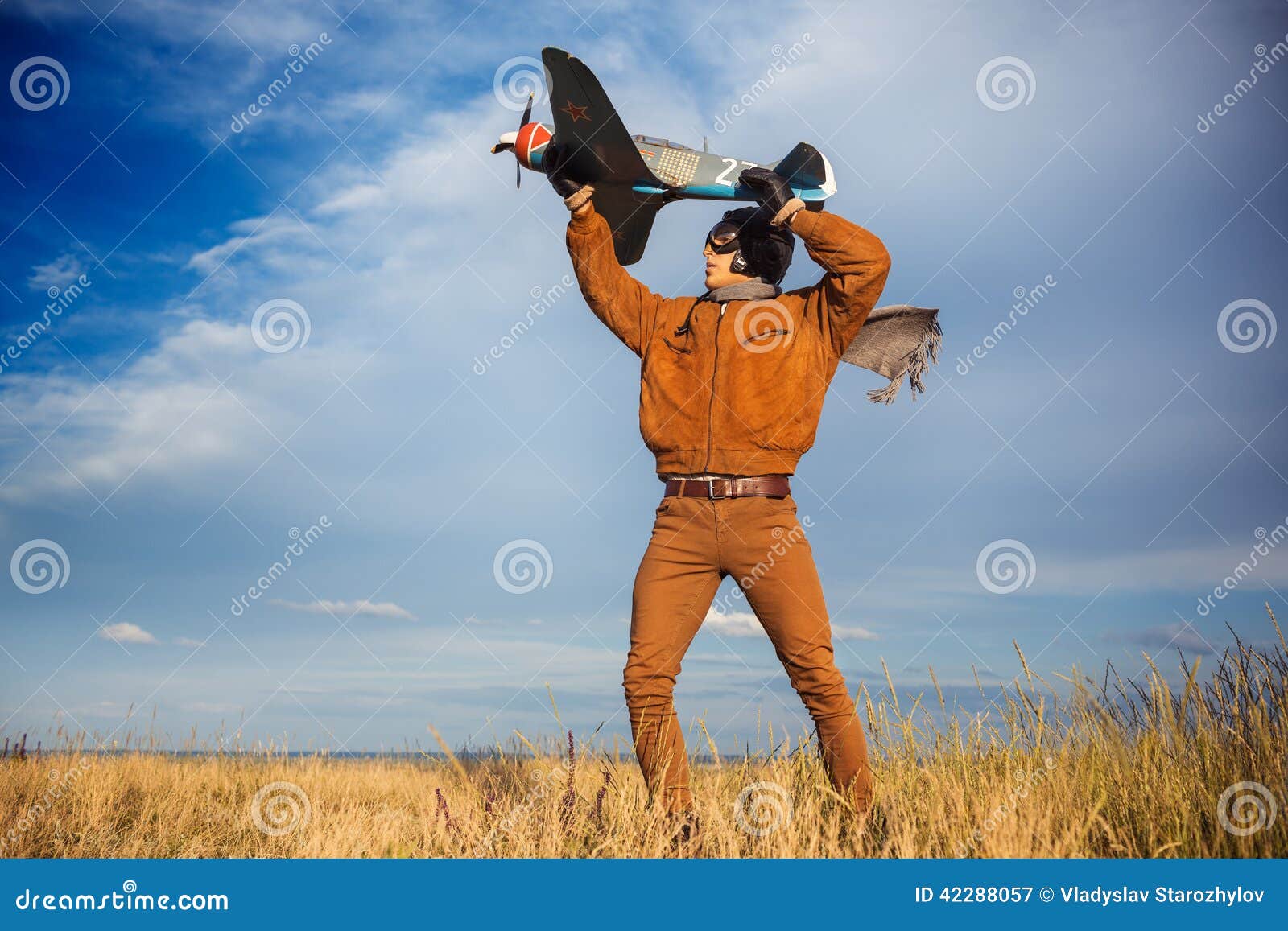 Vintage Airplane Pulling Sign Royalty-Free Stock Photo | CartoonDealer ...