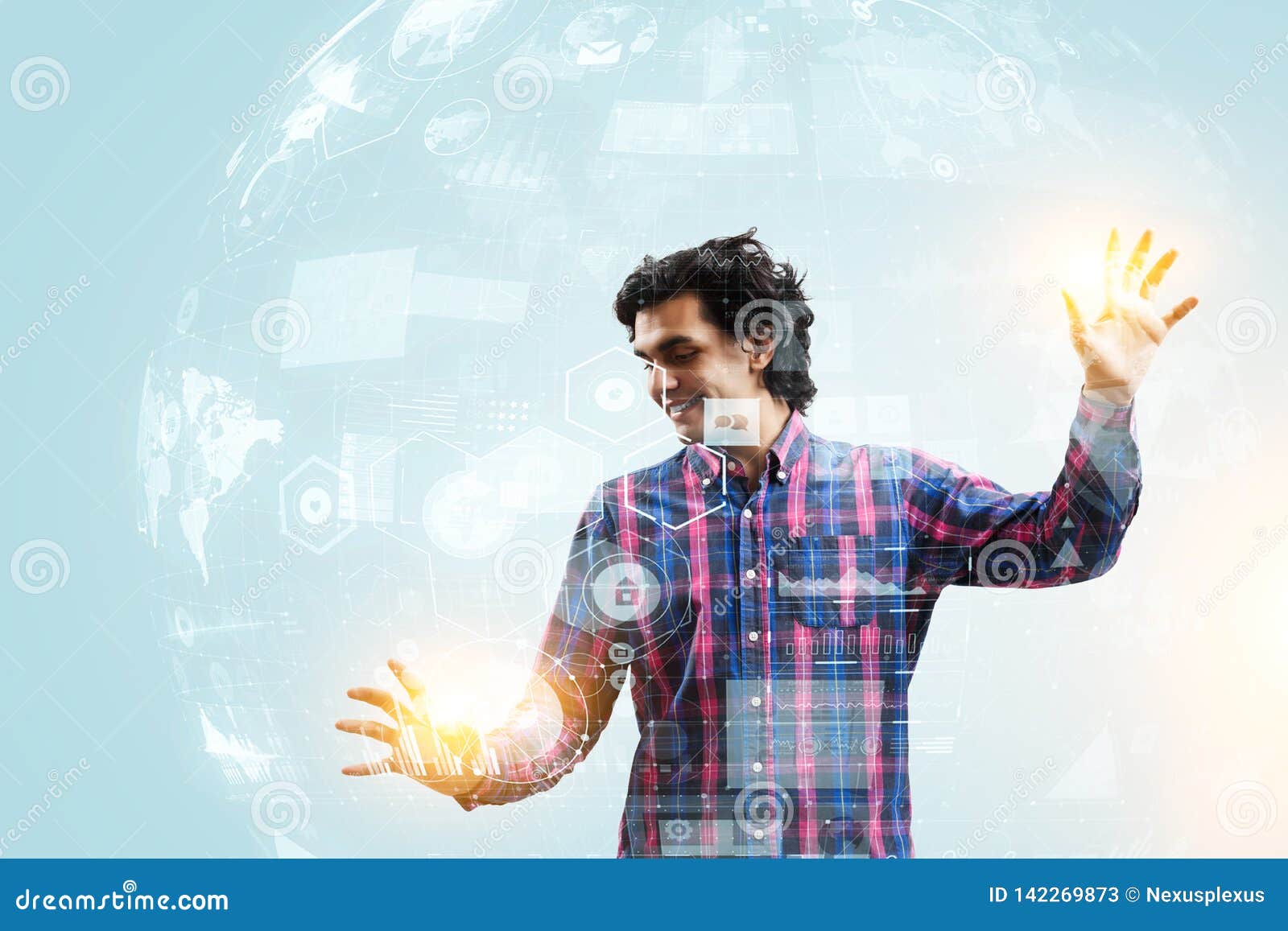 Future technologies today stock illustration. Illustration of digitally ...