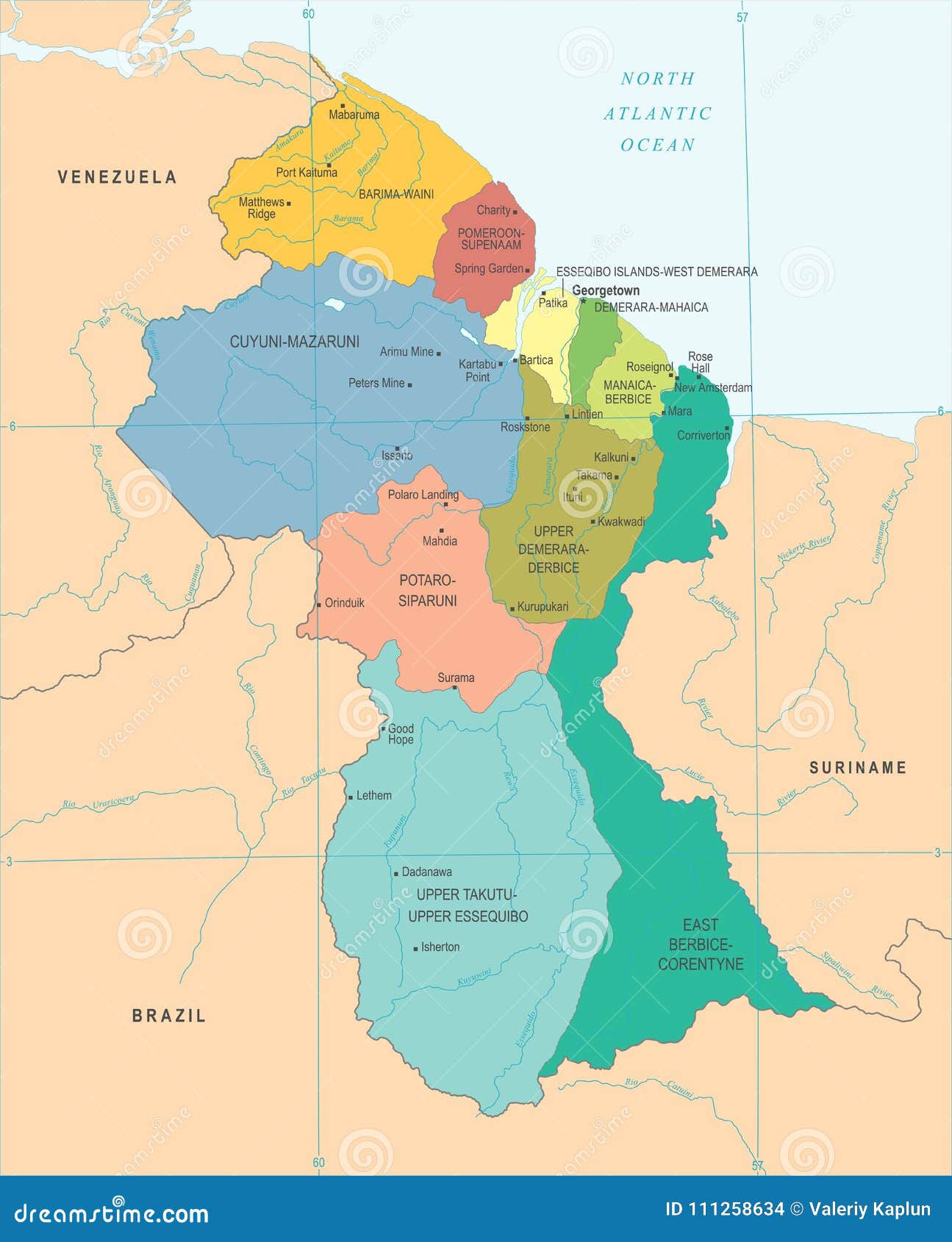 Anna Regina City Map. Royalty-Free Stock Image | CartoonDealer.com ...