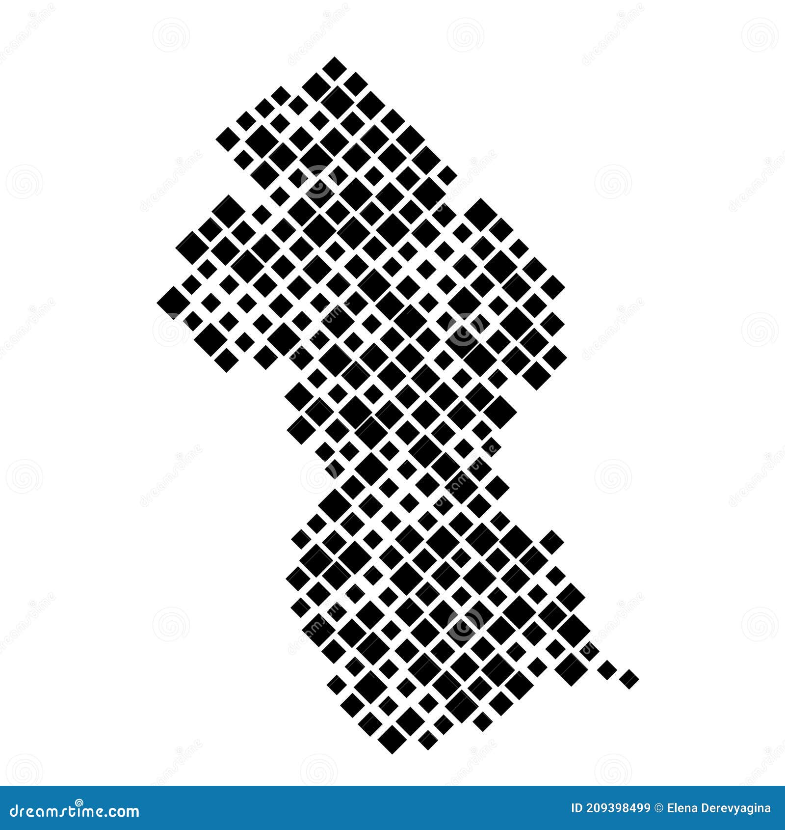 Guyana Map From Pattern Of Black Slanted Parallel Lines. Flat Vector ...