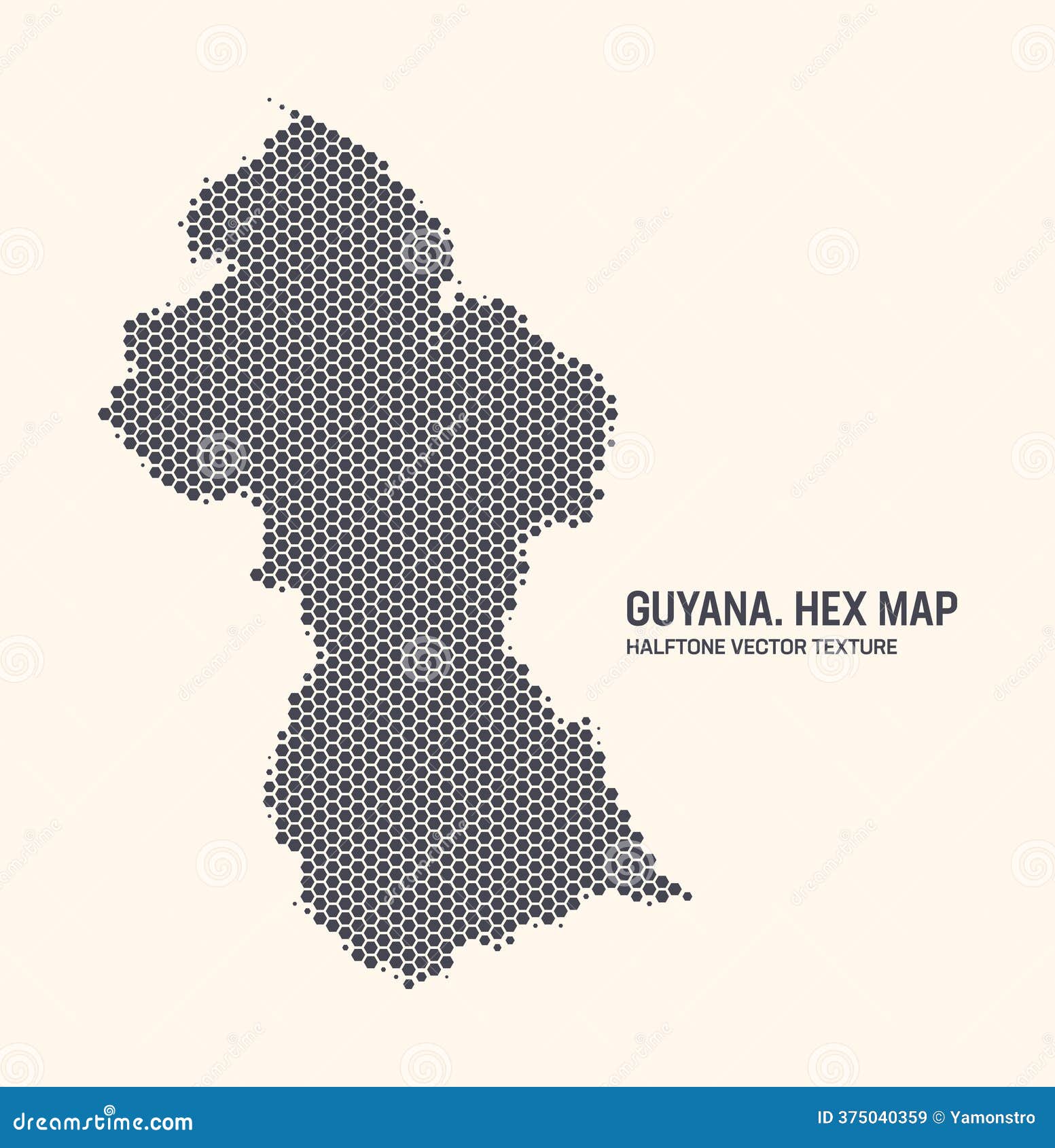 Guyana Map From Pattern Of Black Slanted Parallel Lines. Flat Vector ...