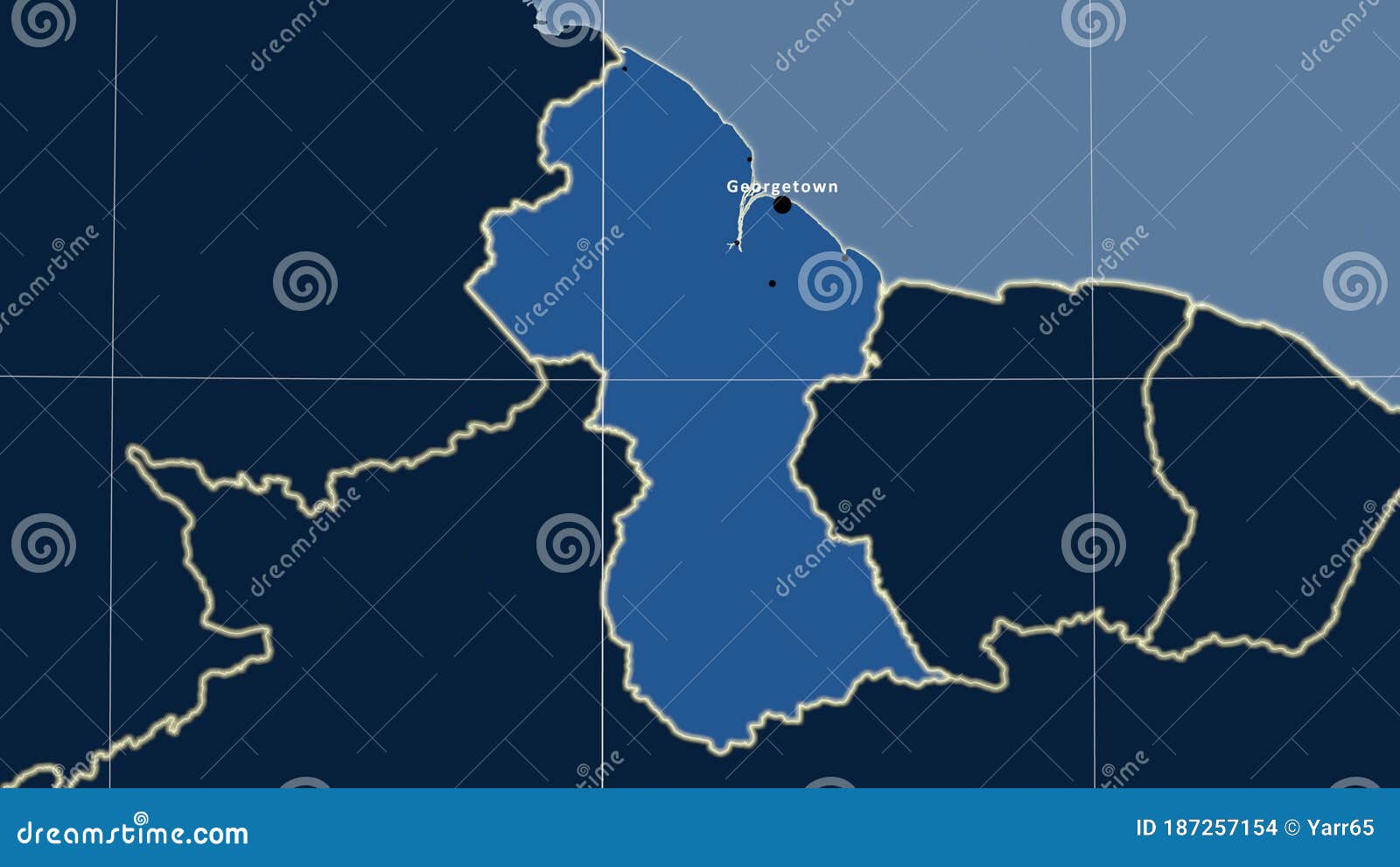 Guyana - Solid. Composition, Borders Stock Illustration - Illustration ...