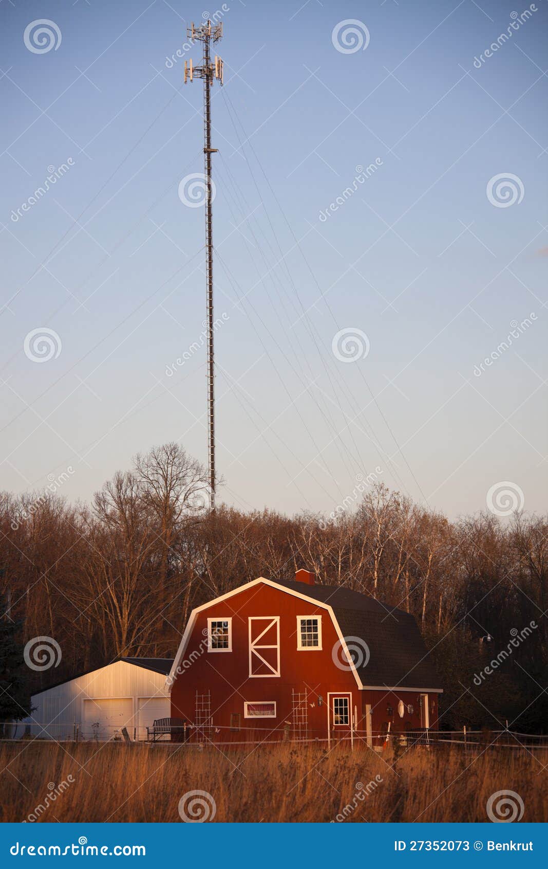 Guyed tower stock image. Image of wireless, telecommunication - 27352073