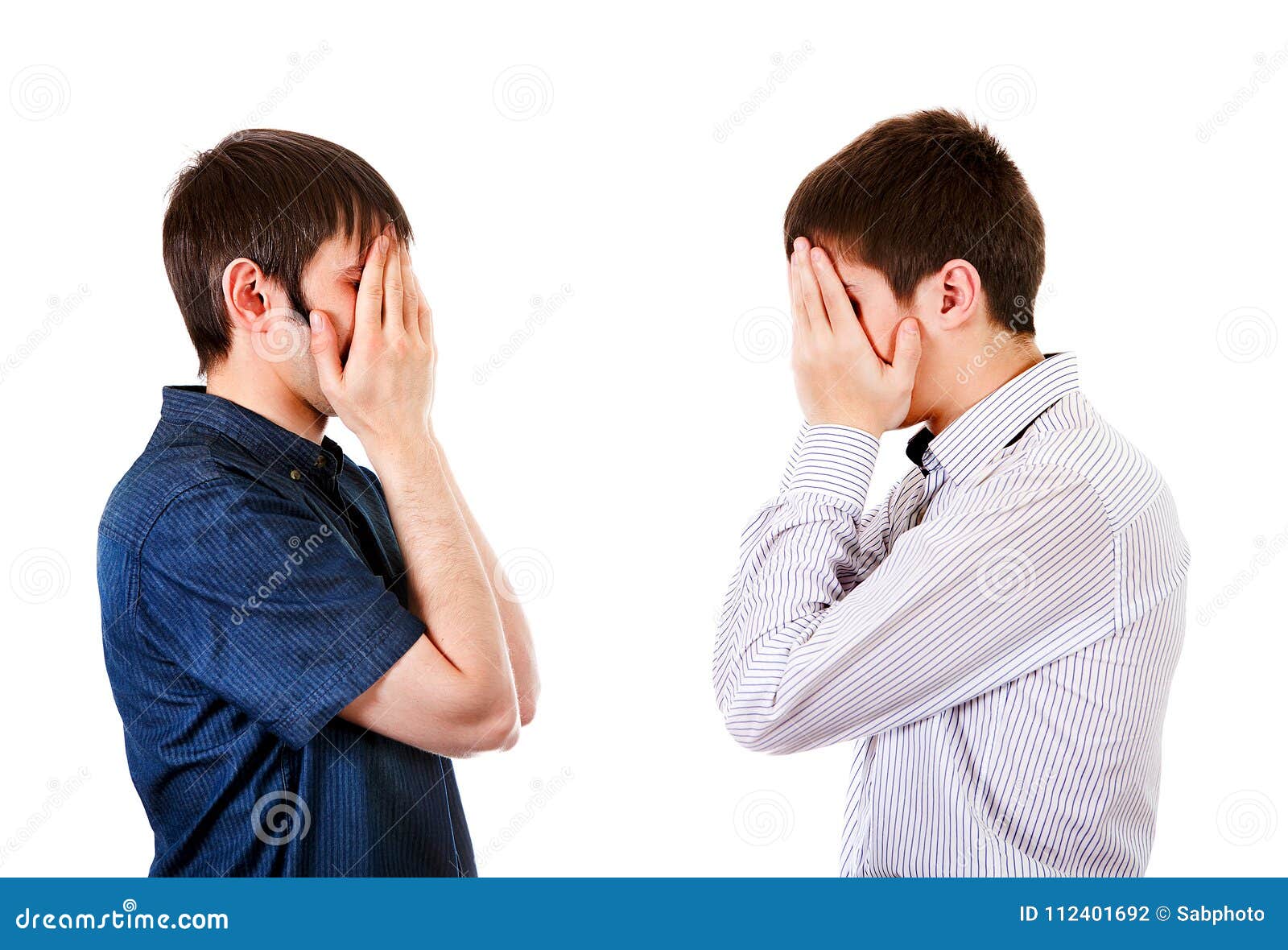 Close-up. Faces Of Men And Women Tenderly Touching Each Other Against ...