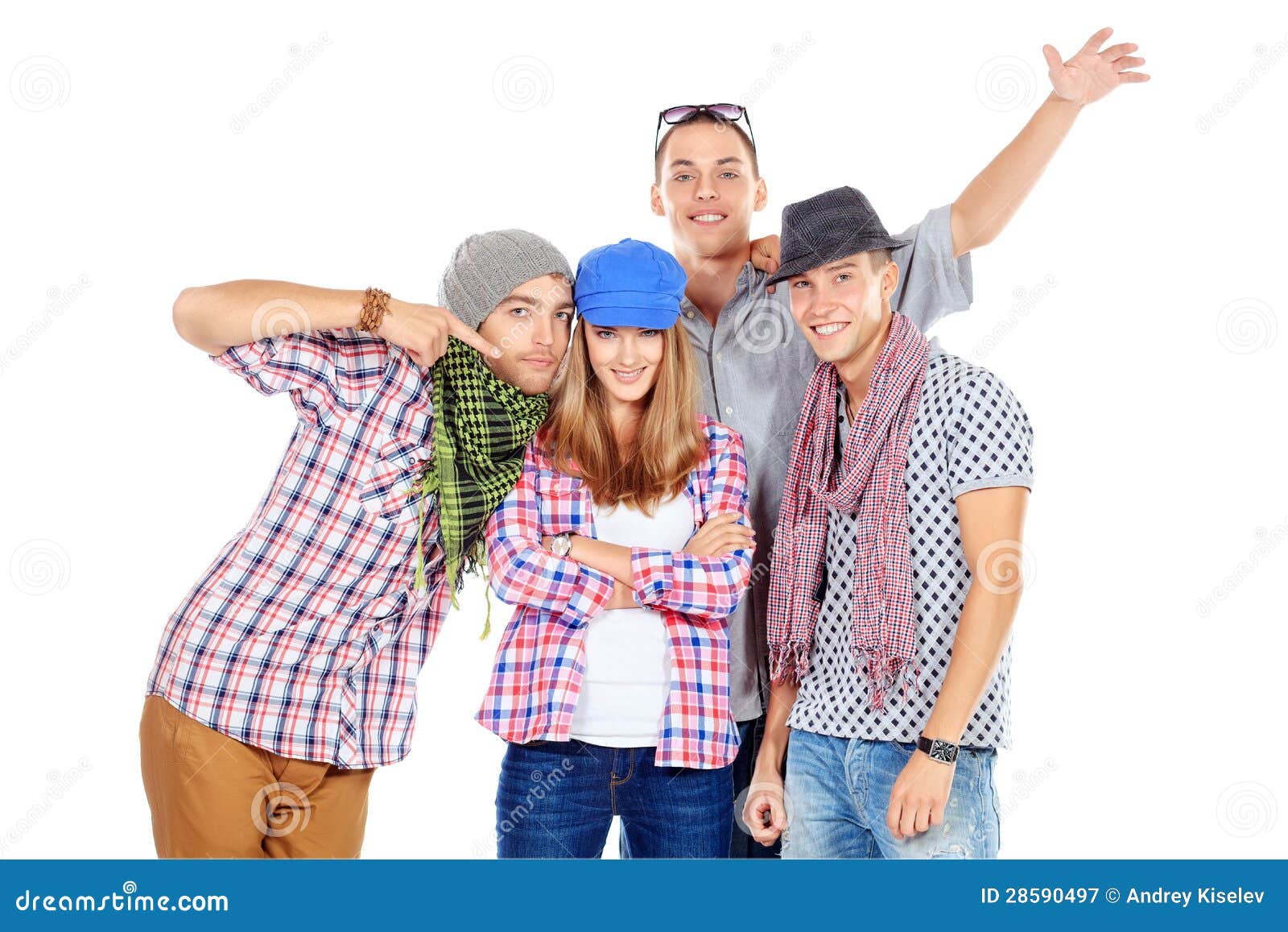 Guys together stock image. Image of holiday, girl, copy - 28590497