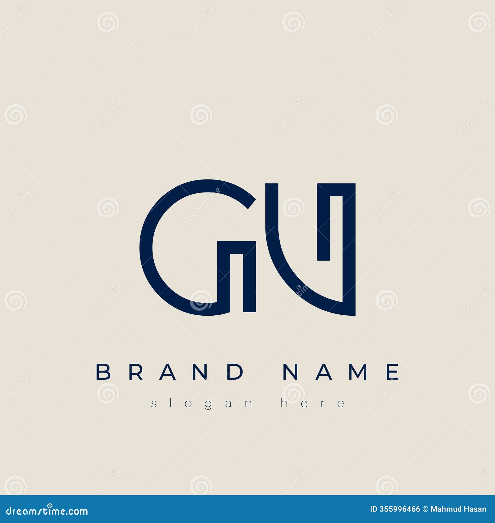 GV Alphabet Letter Icon Logo Stock Vector - Illustration of simple ...