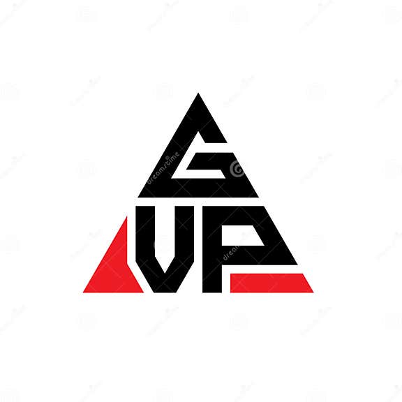 GVP Triangle Letter Logo Design with Triangle Shape. GVP Triangle Logo ...