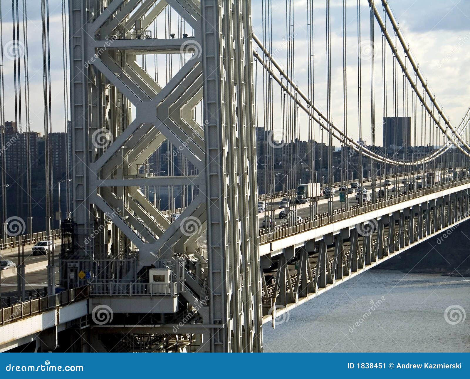 GW Bridge Decks stock image. Image of road, highway, bridge - 1838451