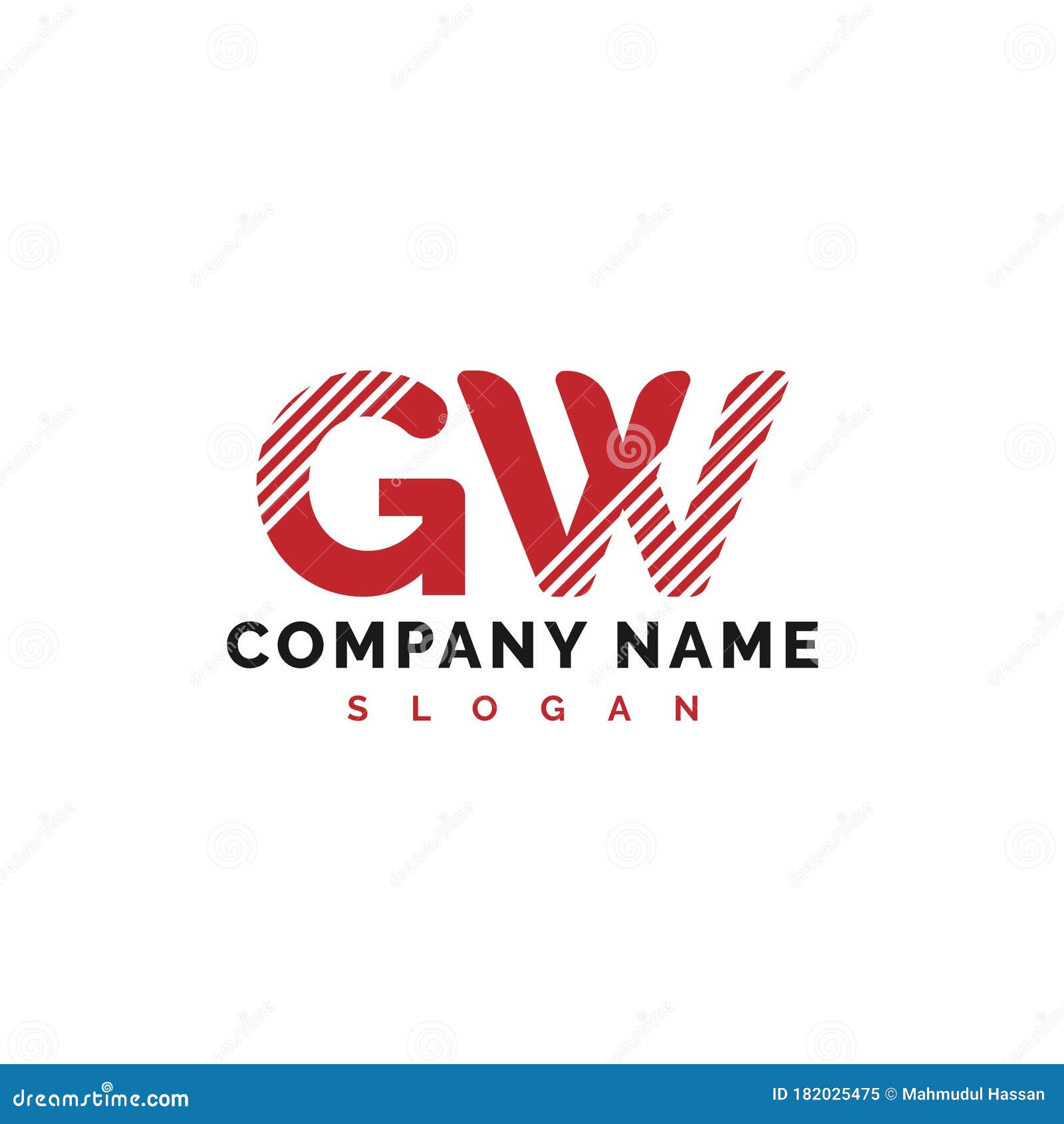 GW Letter Logo Design. GW Letter Logo Vector Illustration - Vector ...