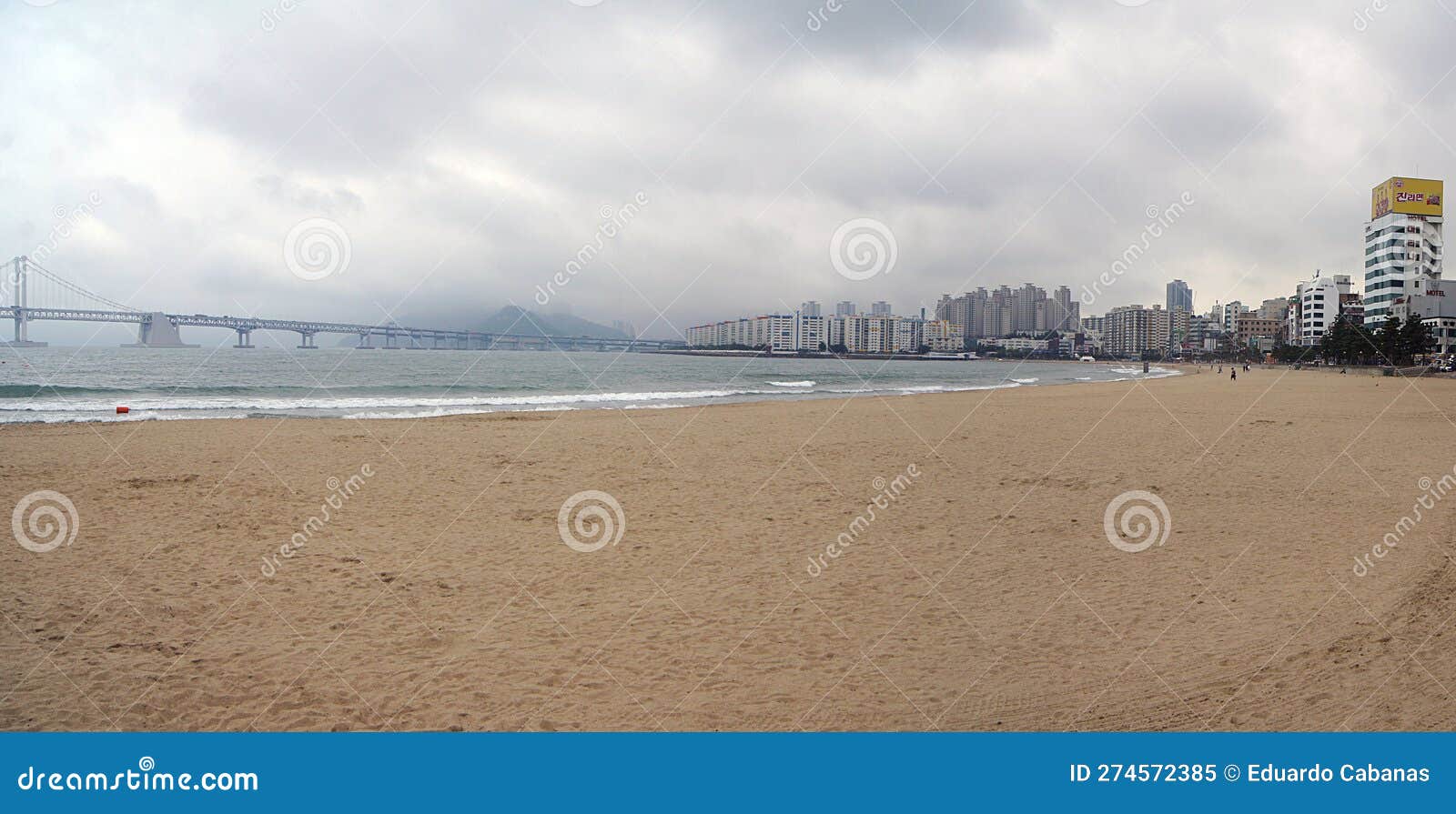 Gwangalli Beach, Busan, South Korea Stock Image - Image of ...