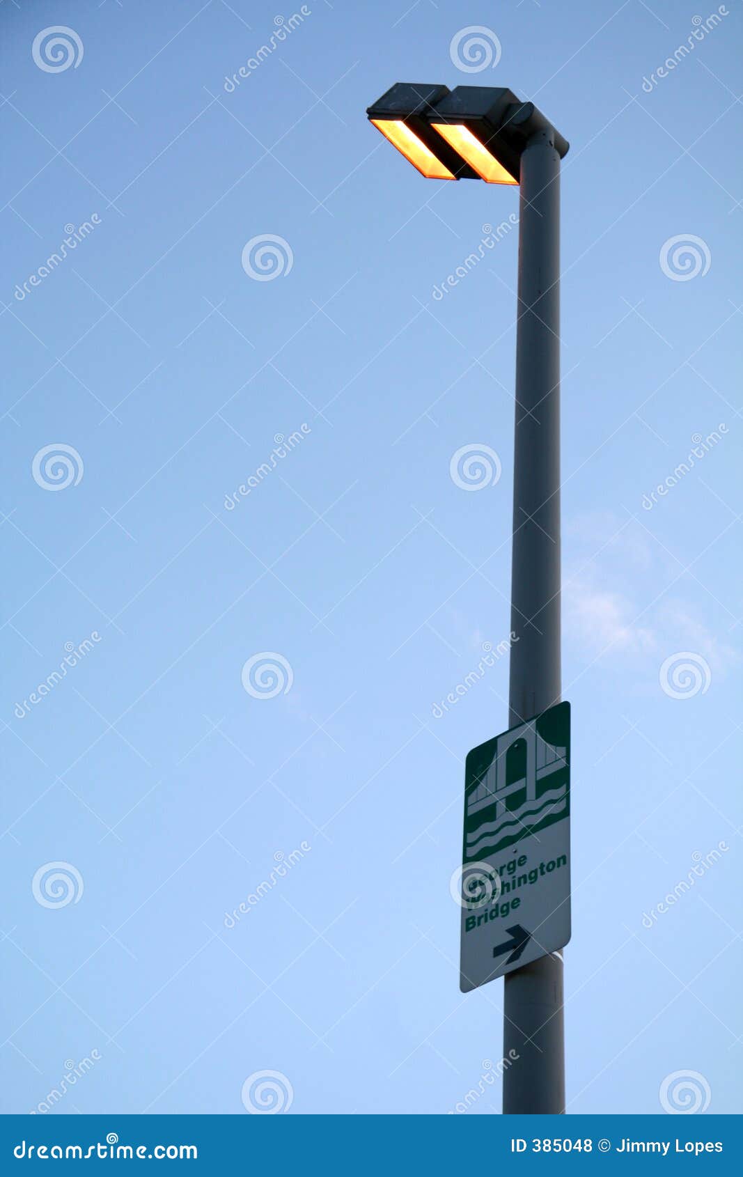 GWB Sign stock photo. Image of night, urban, york, george - 385048