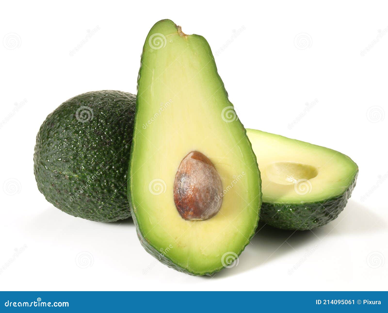 Gwen Avocado on White Background - Isolated Stock Image - Image of ...