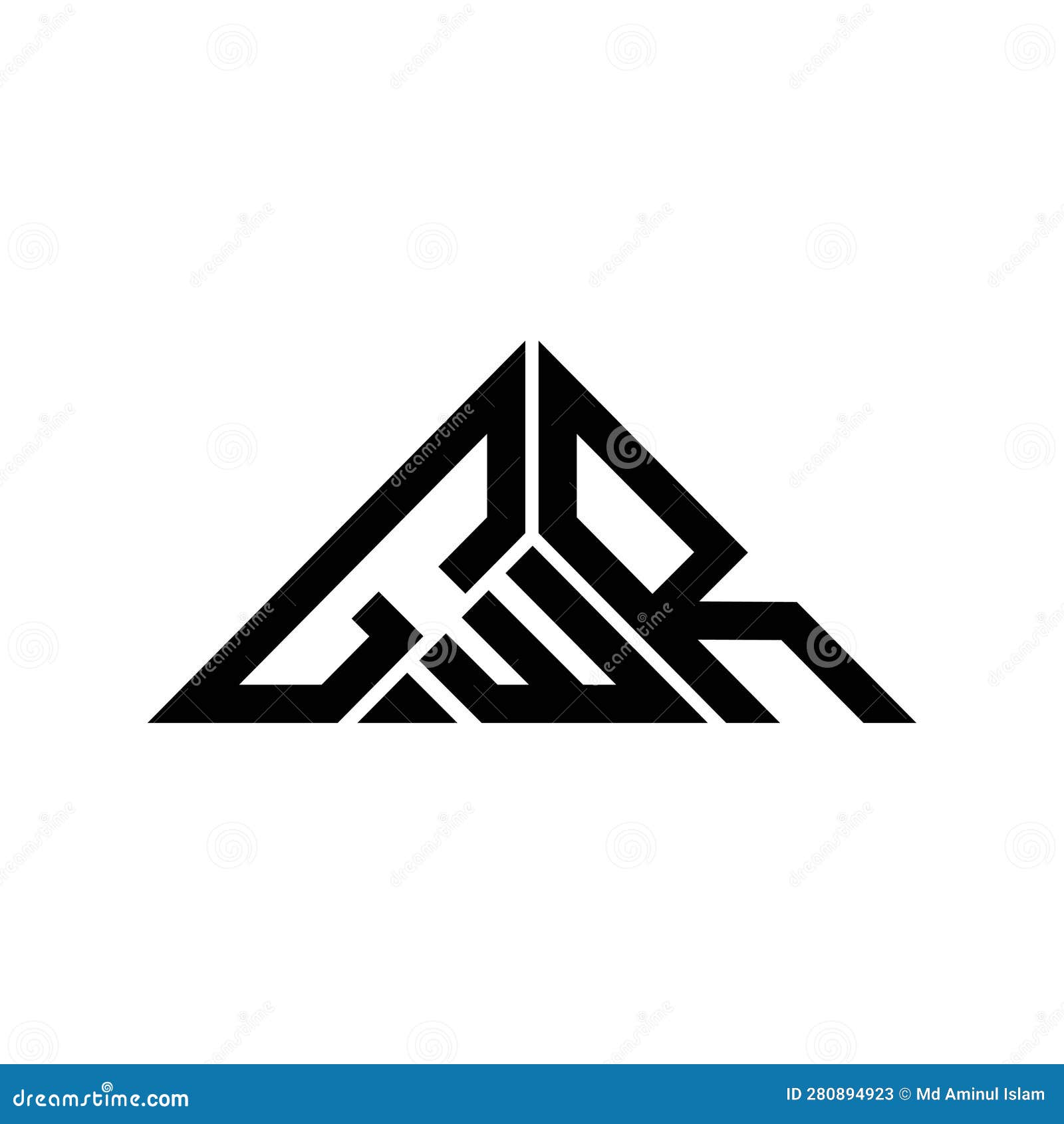 GWR Letter Logo Creative Design with Vector Graphic, GWR Simple and ...