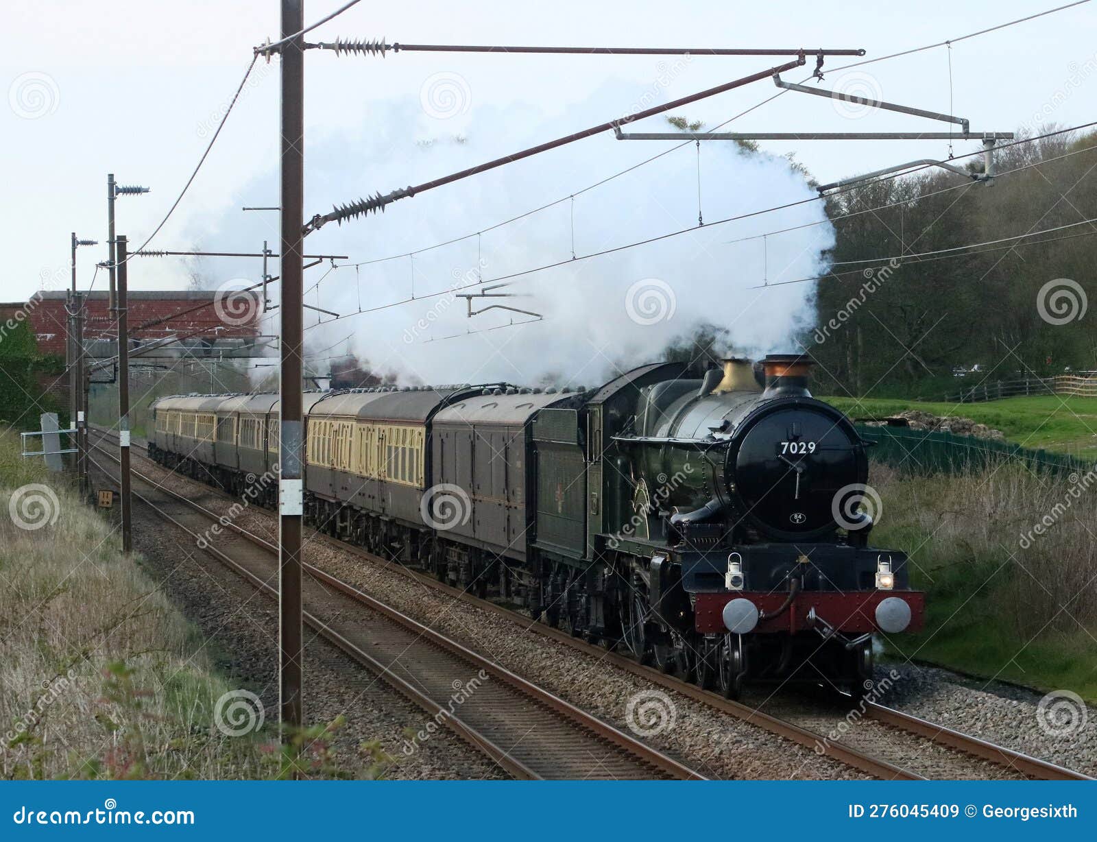 GWR Preserved Steam Engine 7029 Clun Castle, WCML Editorial Stock Image ...