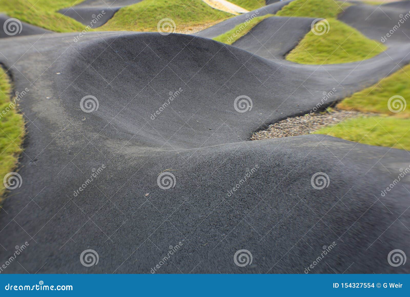 A B.M.X Race Track Banks and Bends. Stock Photo - Image of bake ...