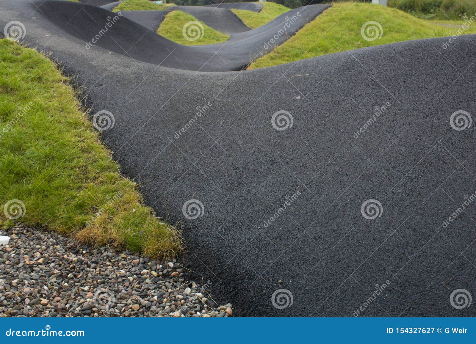 A B.M.X Race Track Banks and Bends. Stock Image - Image of climbing ...