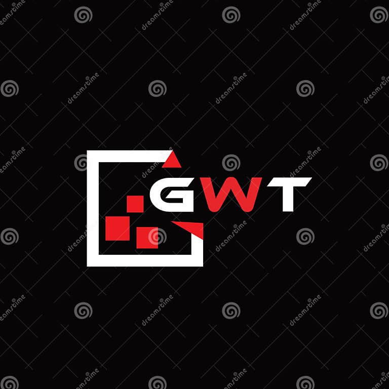 GWT Creative Minimalist Letter Logo. GWT Unique Vector Initials ...