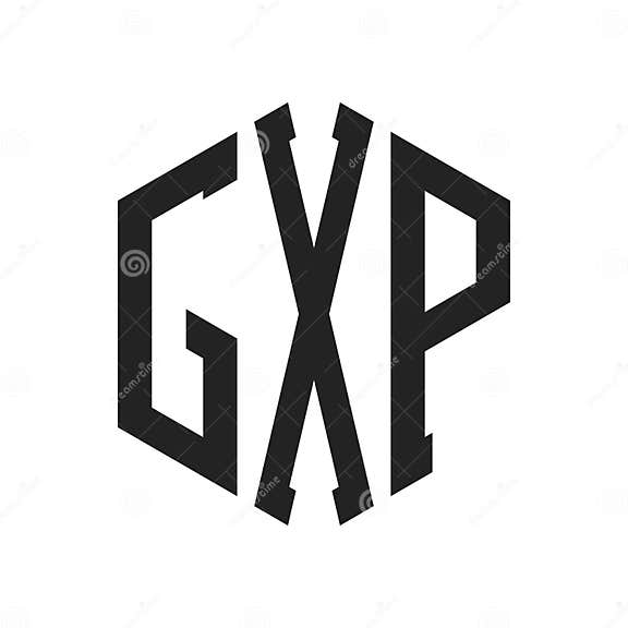 GXP Logo Design. Initial Letter GXP Monogram Logo Using Hexagon Shape ...